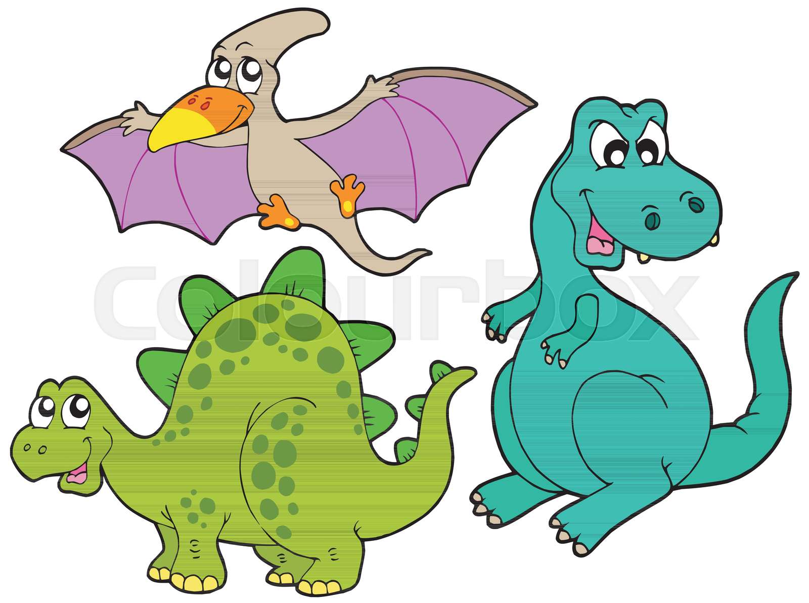 Dinosaur collection | Stock vector | Colourbox