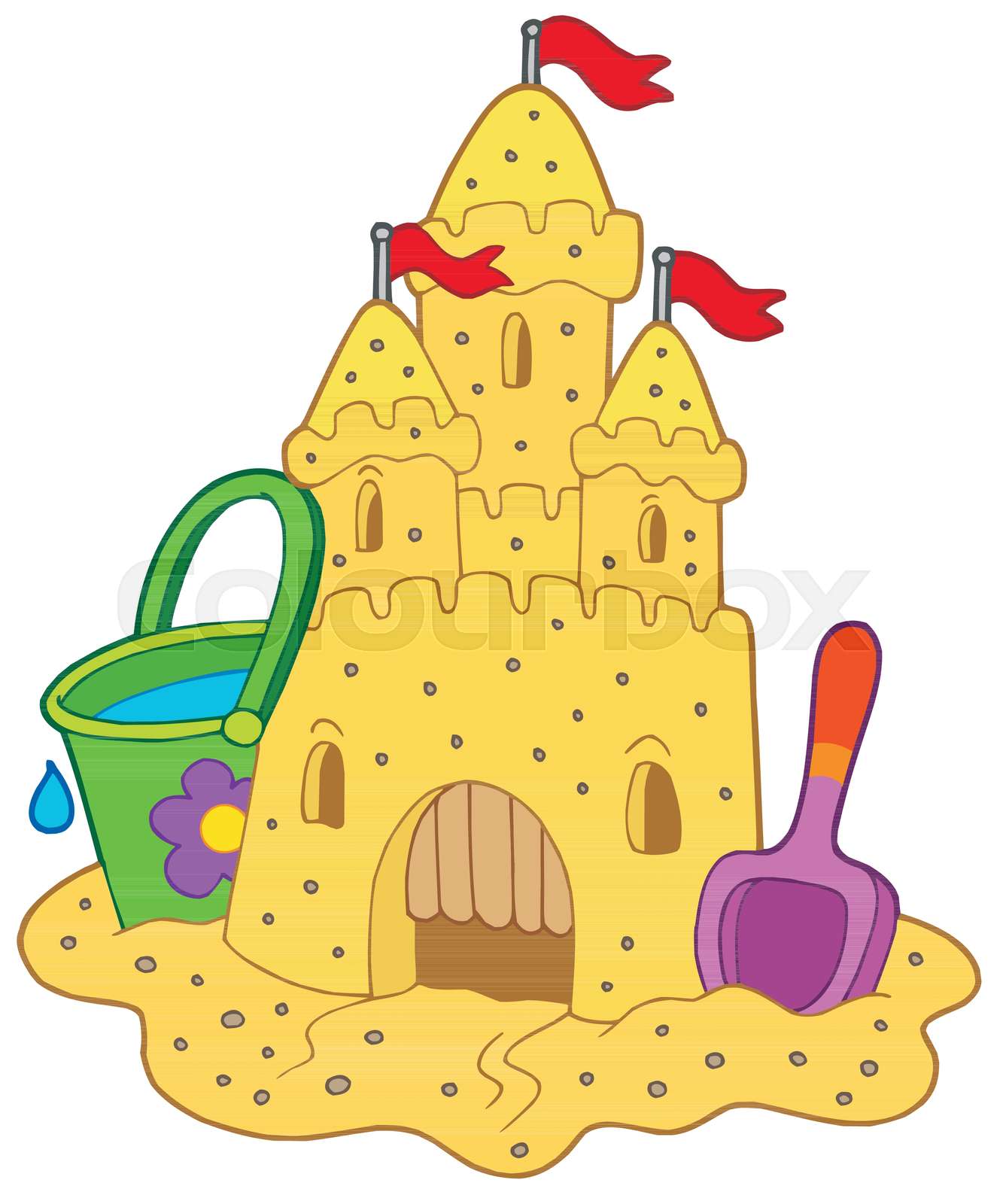 Animated Sand Castle