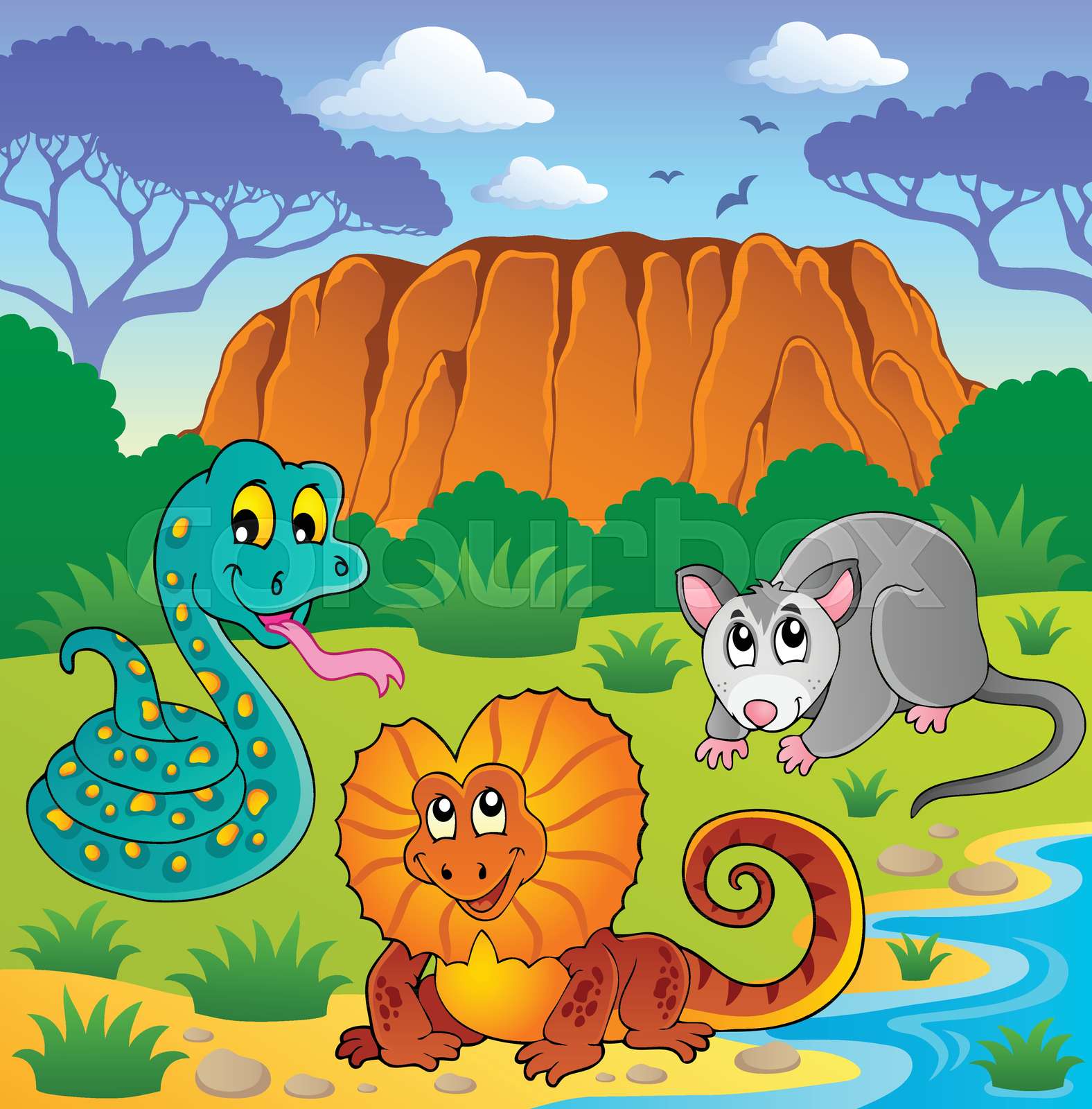 Australian animals theme 6 | Stock vector | Colourbox
