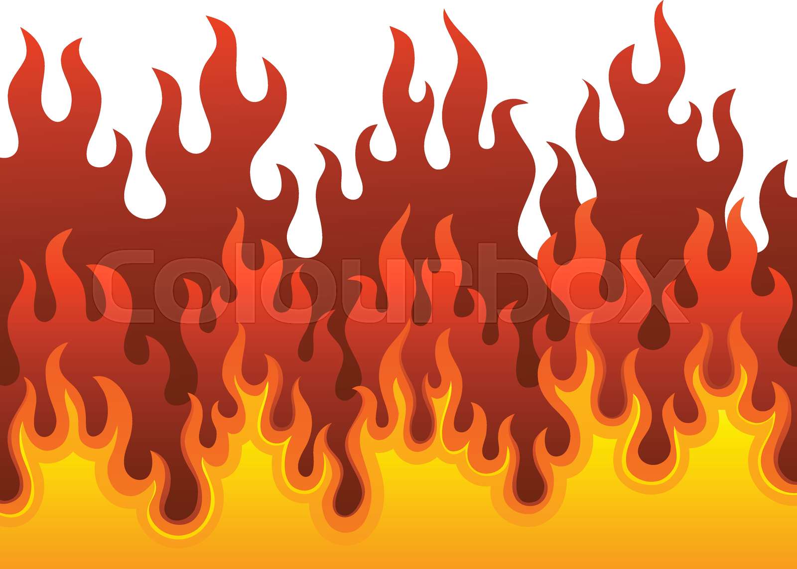 Image with fire theme 1 | Stock vector | Colourbox