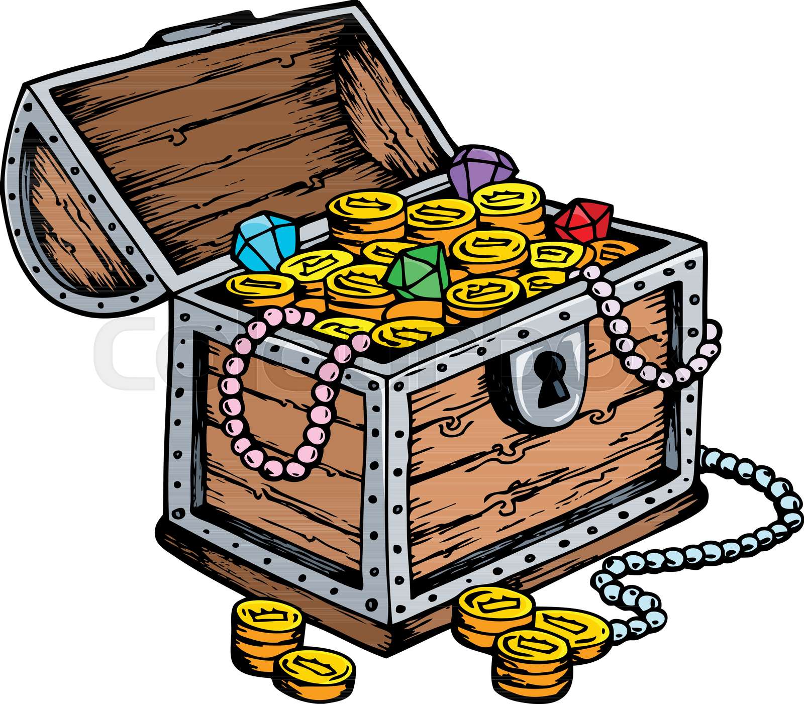 Printable Treasure Chest Clip Art – EVMJI