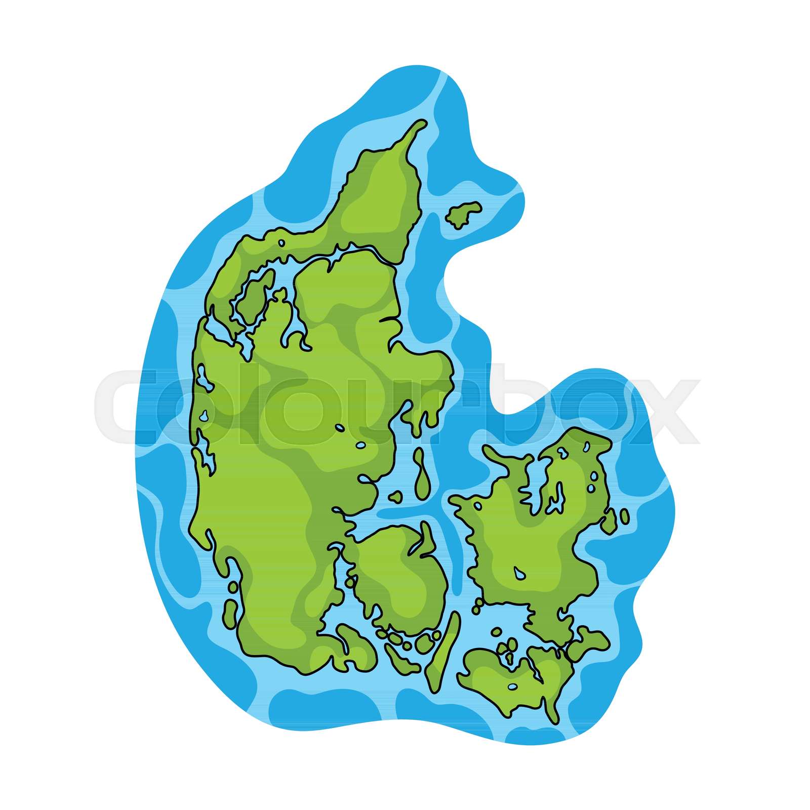 Country, single icon in cartoon style.Country, vector symbol stock ...