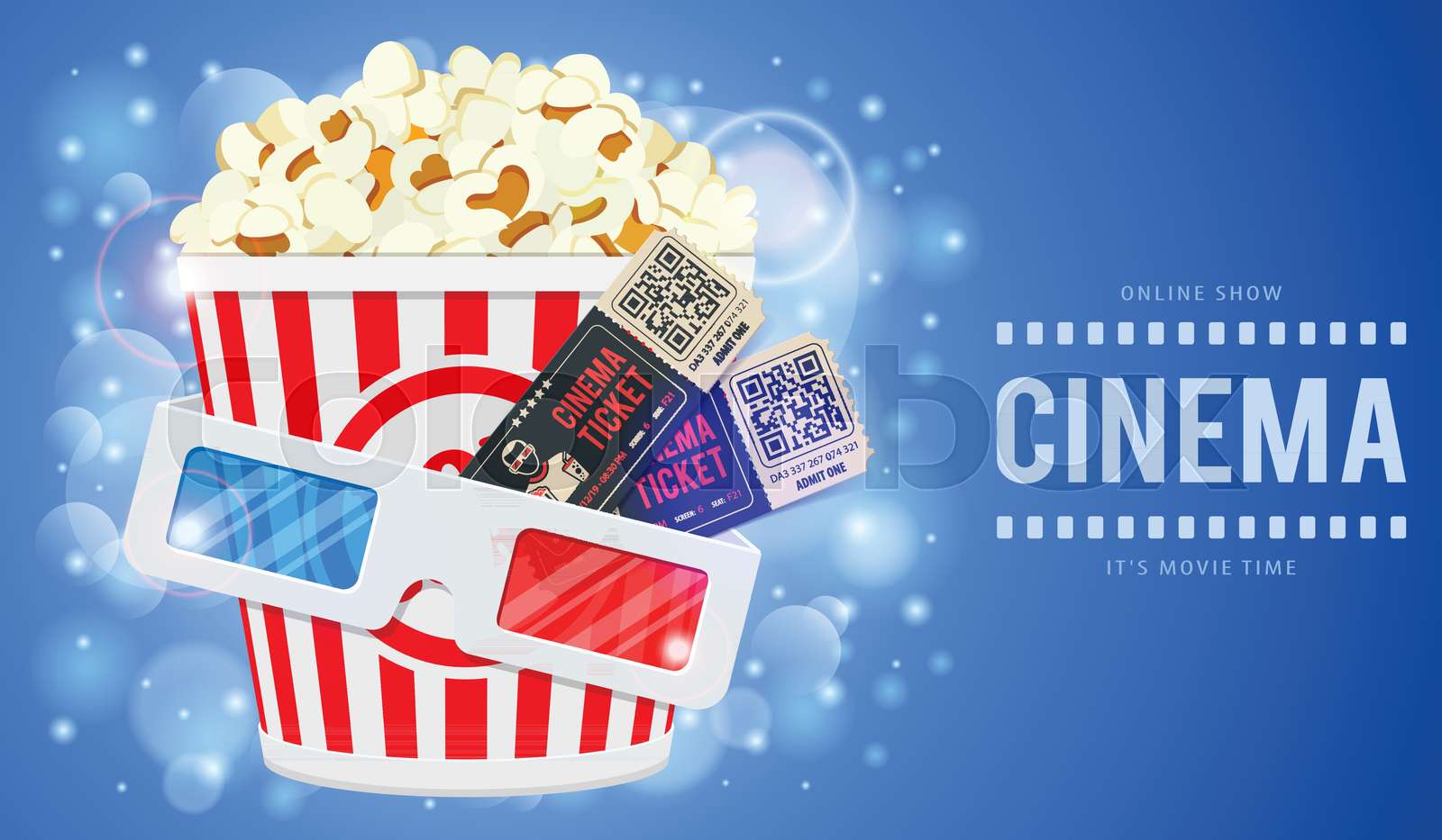 Cinema and Movie Banner | Stock vector | Colourbox