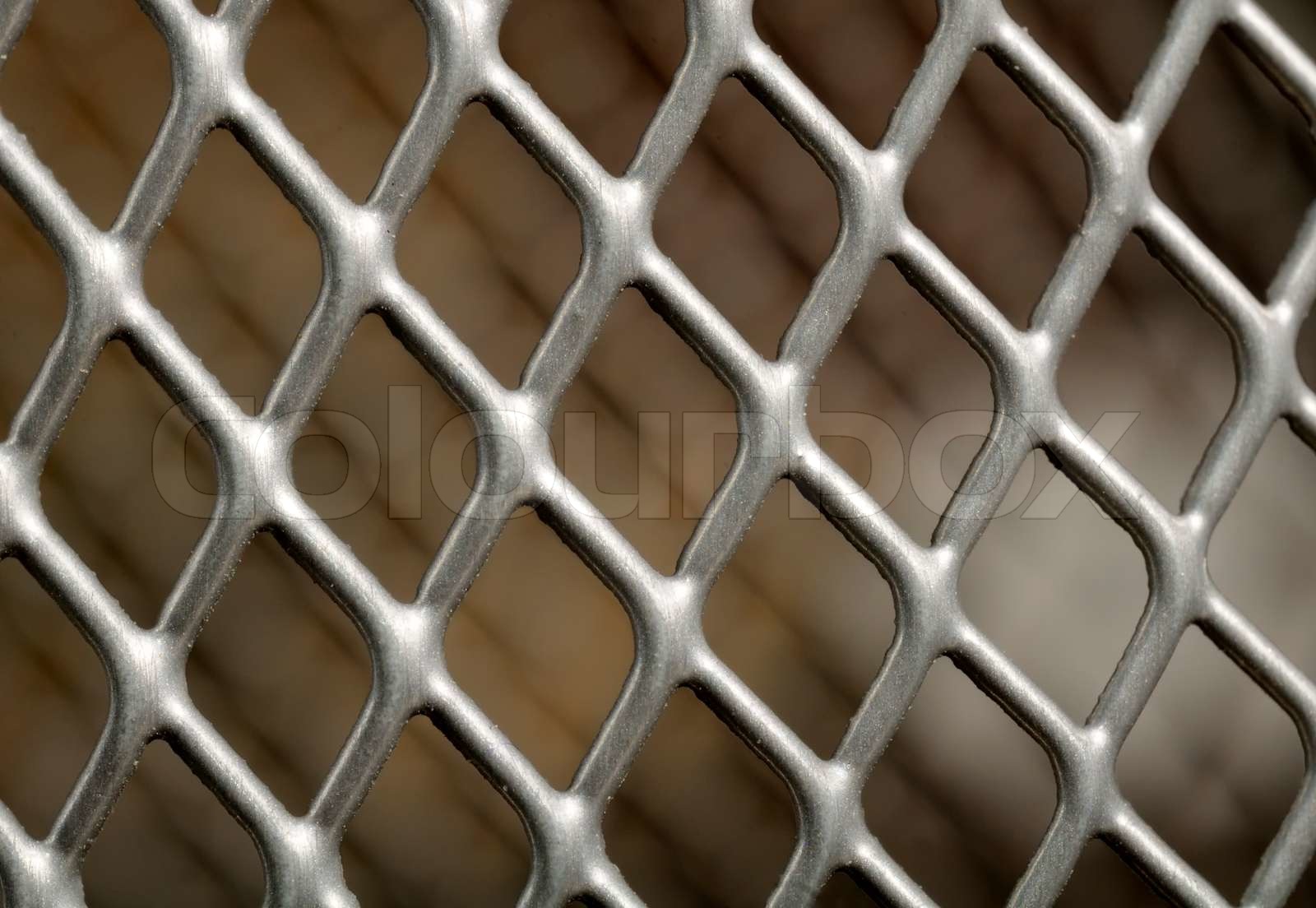 Metallgitter Close-Up | Stock Bild | Colourbox