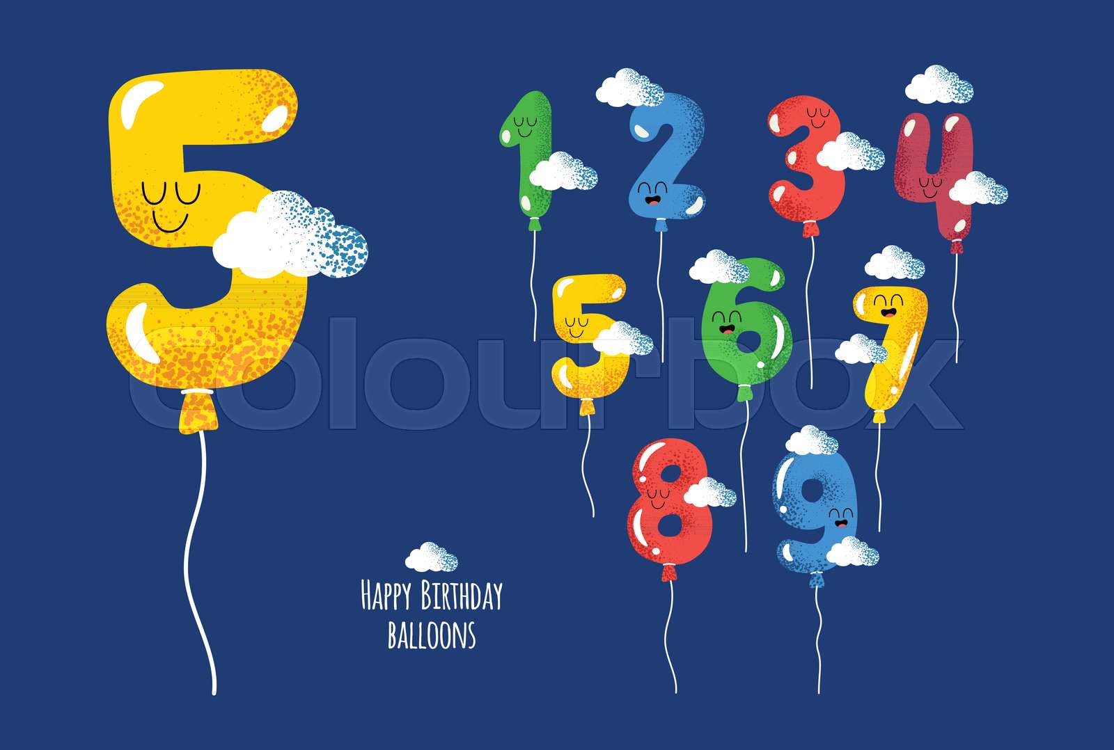 Happy birthday numbers will make your congratulations unforgettable ...