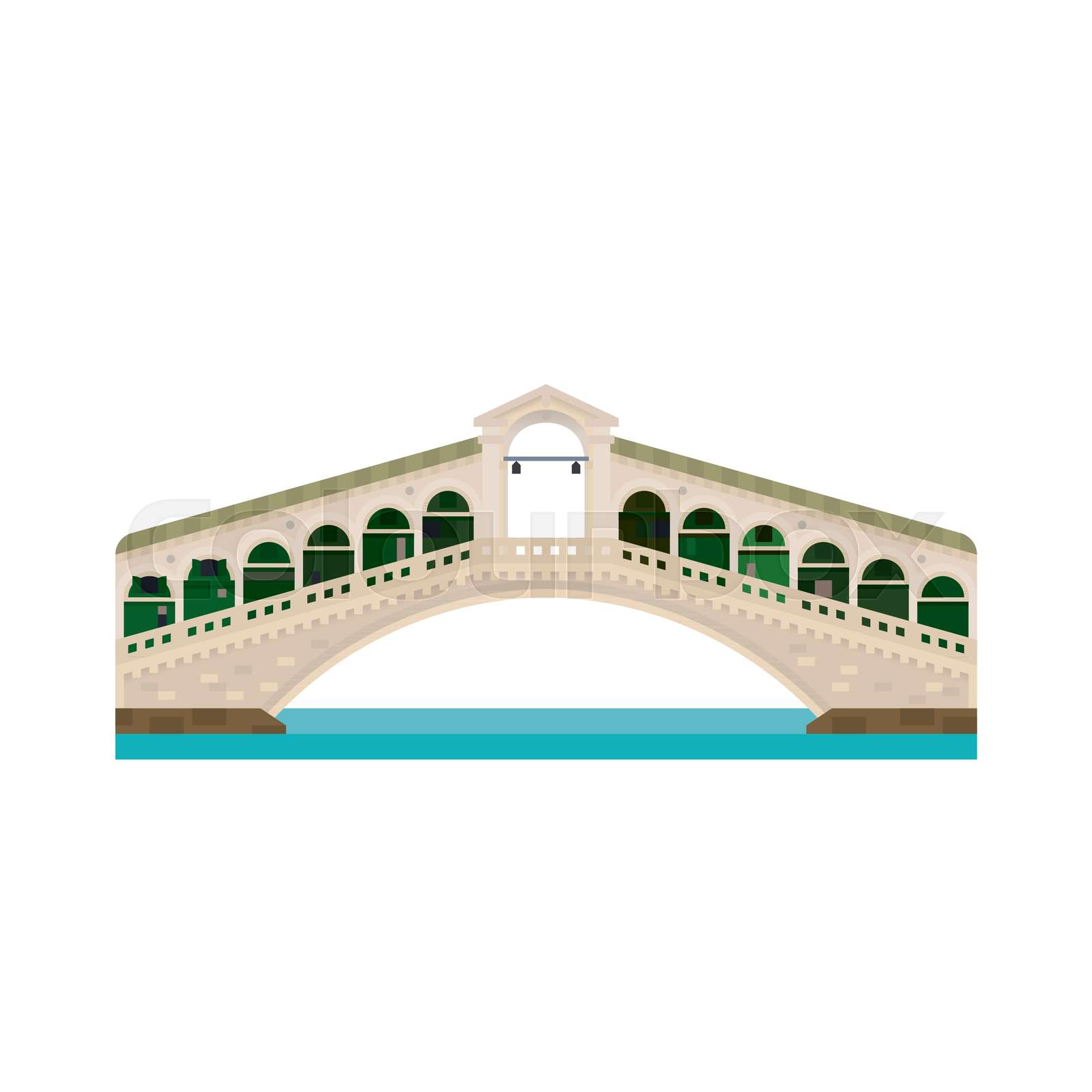 Rialto Bridge Clipart