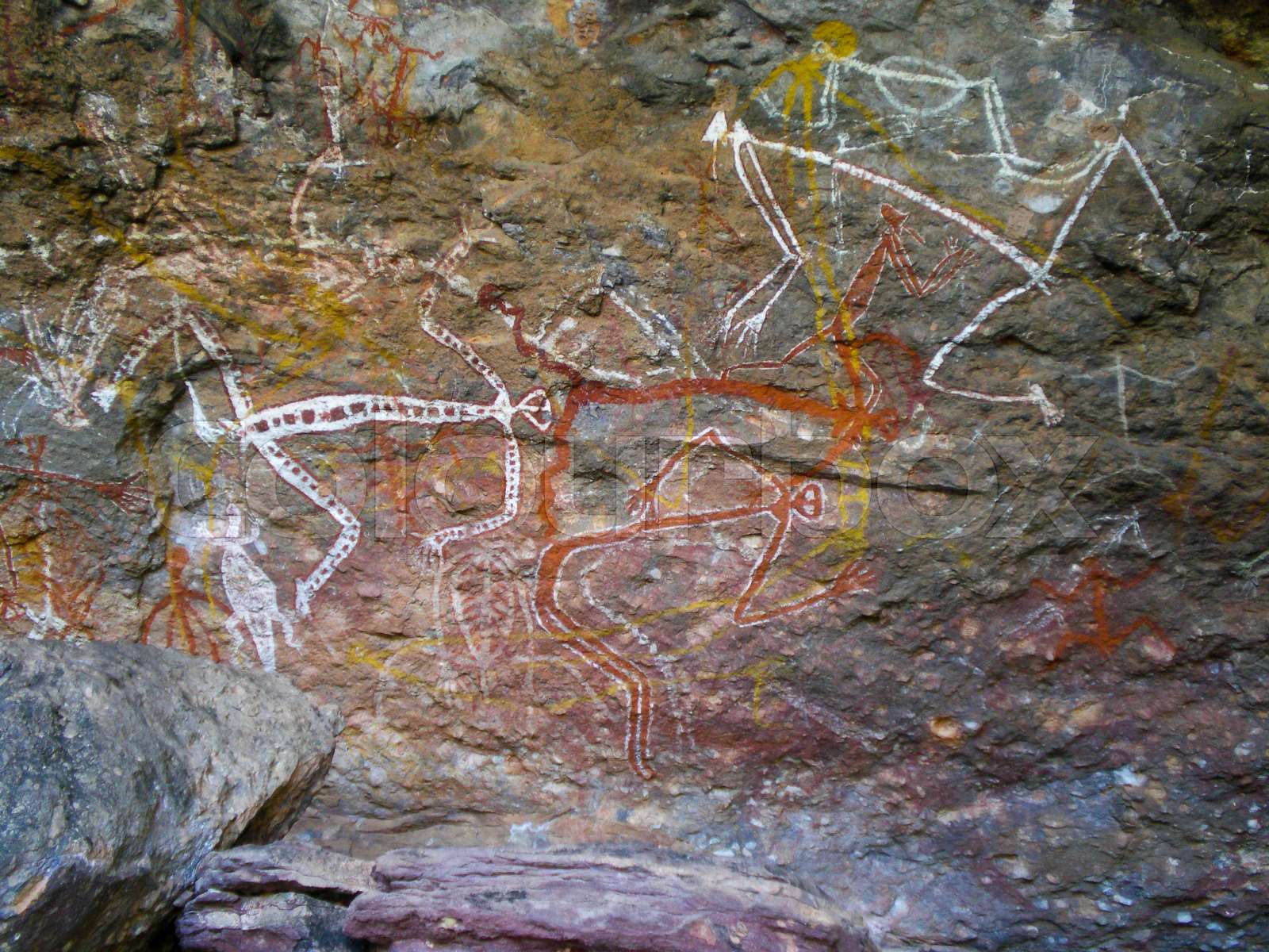 Aboriginal Art in the Australian Outback | Stock image | Colourbox