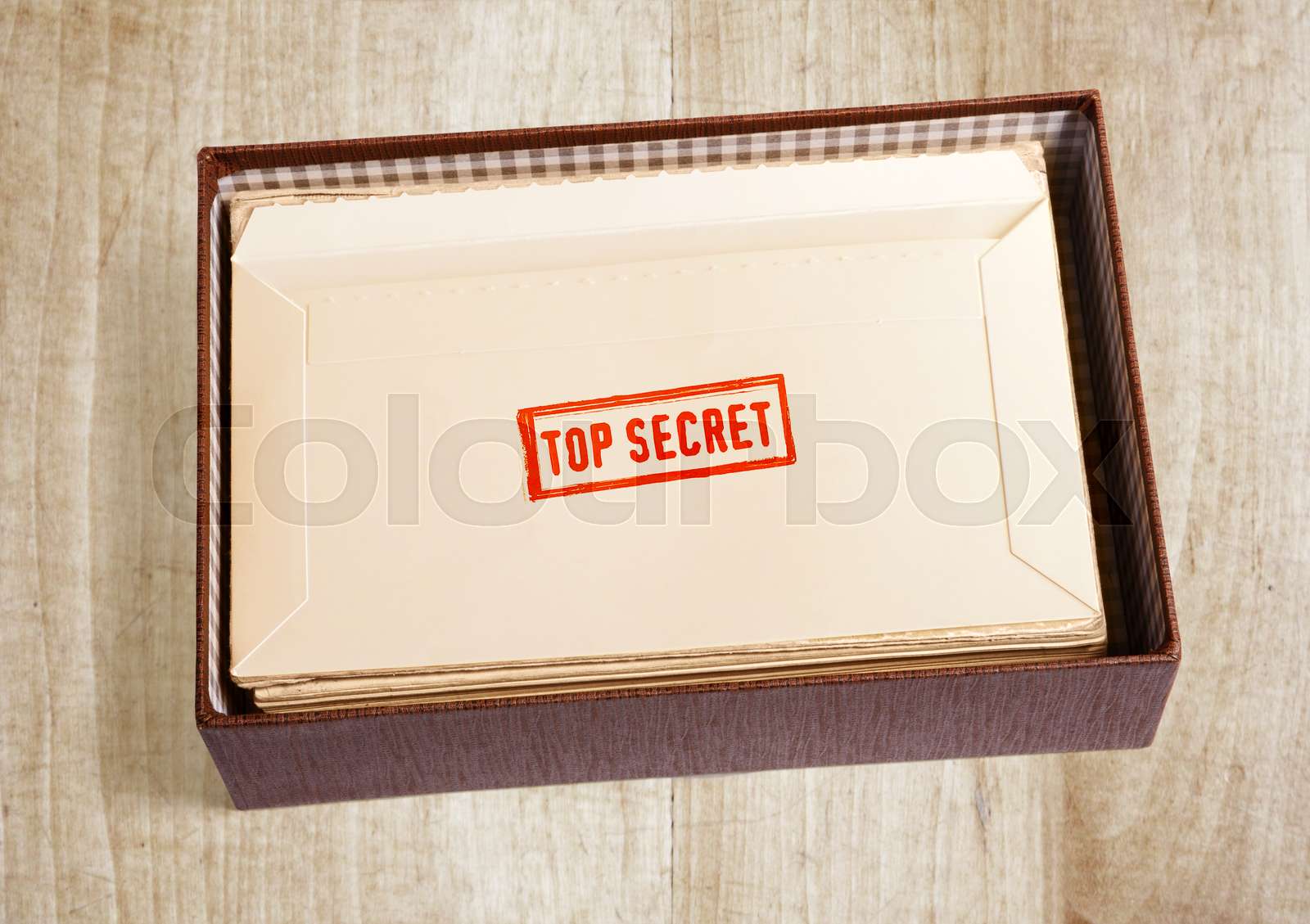 old top secret envelope | Stock image | Colourbox