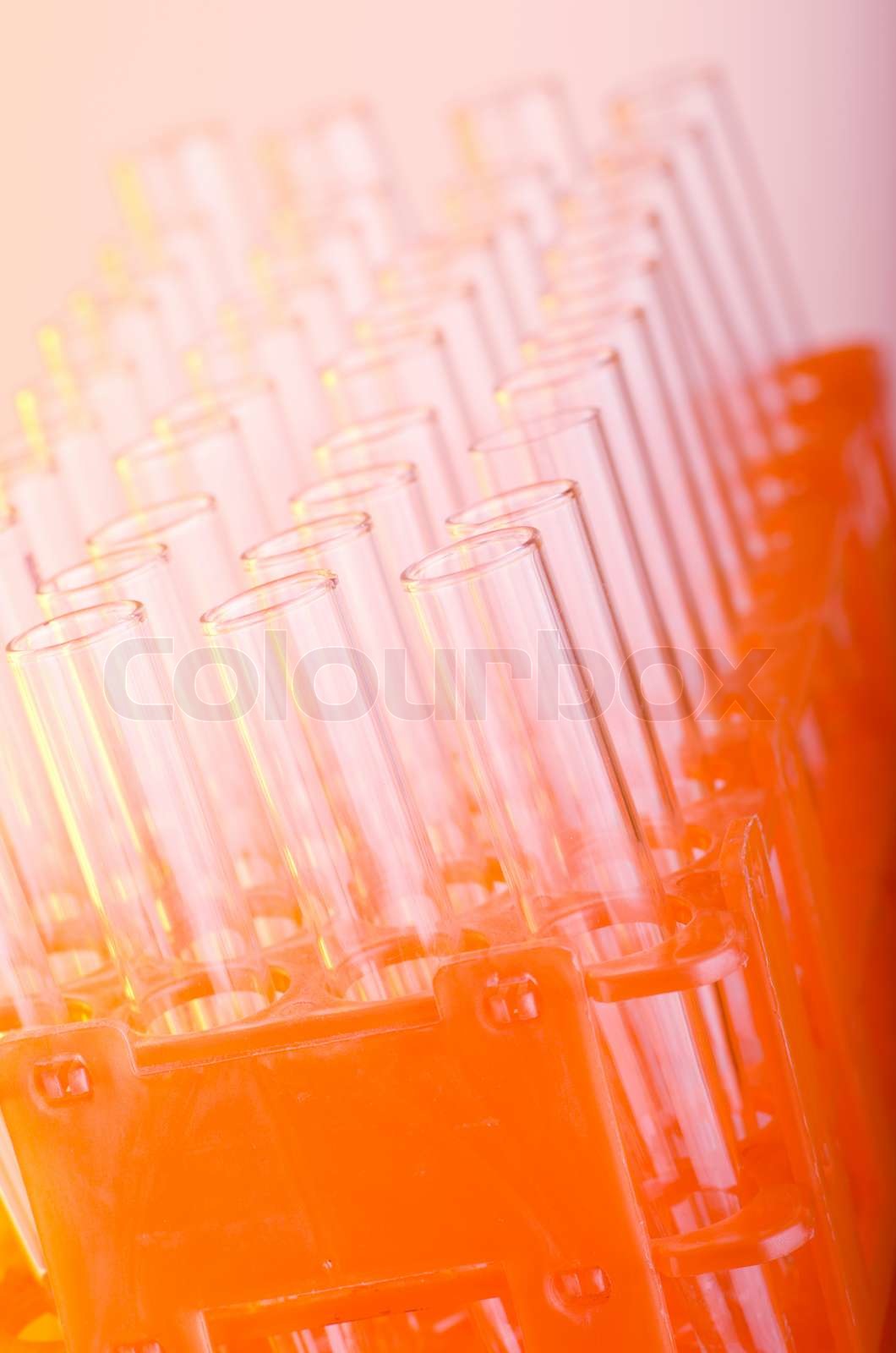 Chemical glass tubing in lab | Stock image | Colourbox