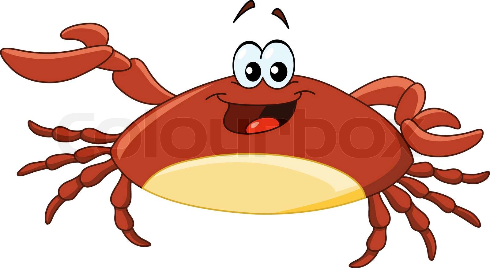 Cartoon krabbe | Stock vektor | Colourbox