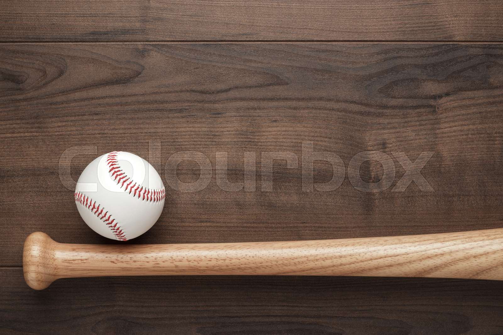 baseball bat and ball | Stock image | Colourbox