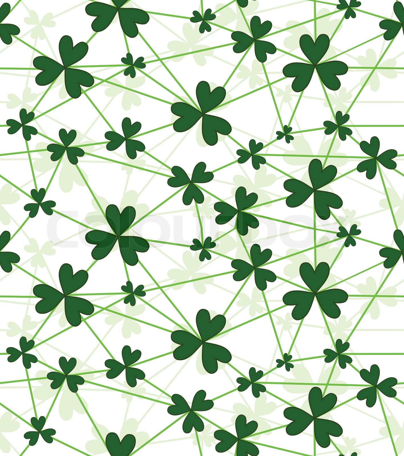 Hintergrund Klee vector | Stock-Vektor | Colourbox