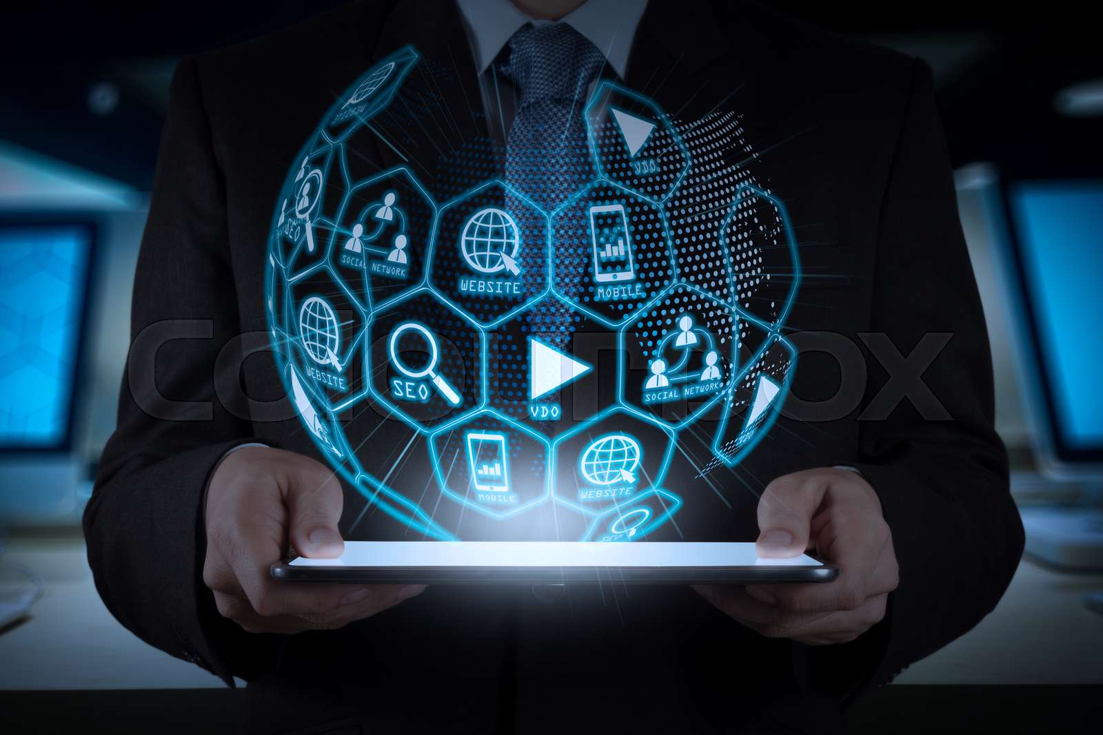 digital, media, concept | Stock image | Colourbox