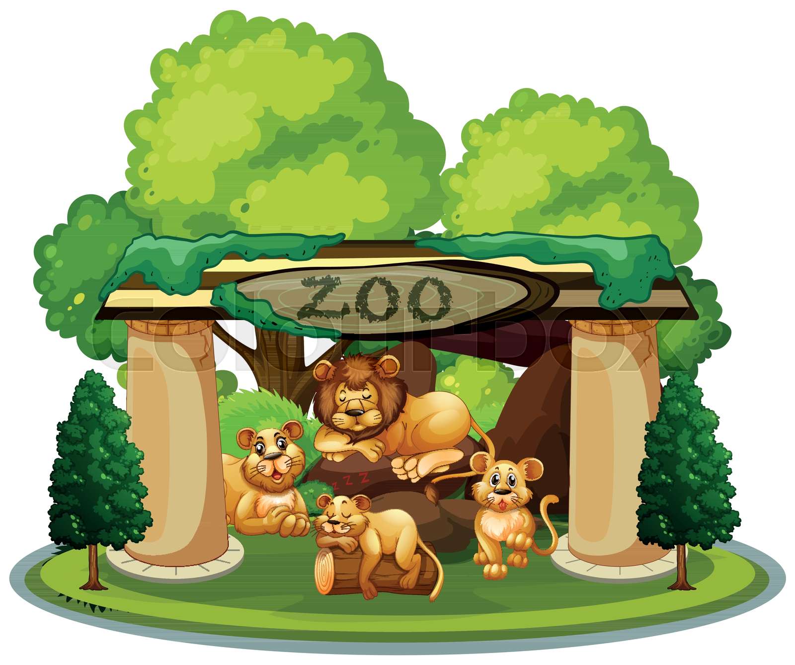 Animated Zoo Entrance