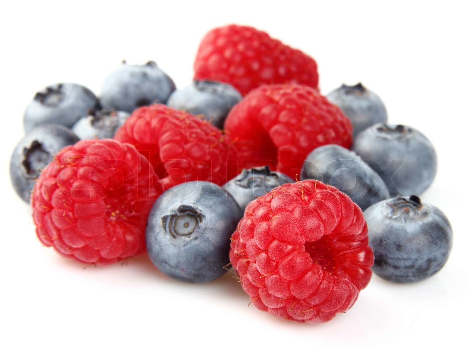 Blueberry with raspberry | Stock image | Colourbox