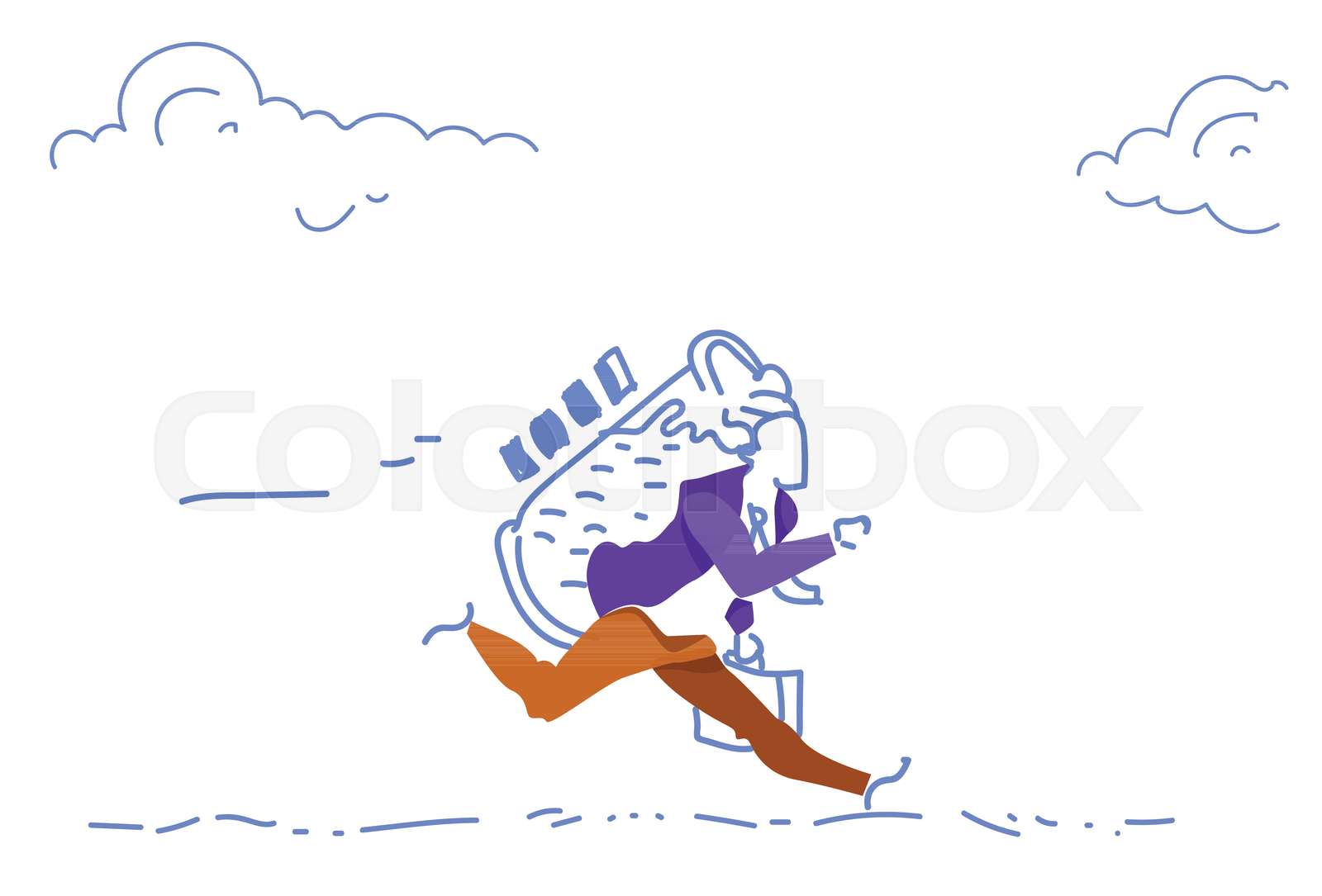 businessman running overloaded productive hardworking process tired of ... businessman running overloaded productive hardworking process tired of ...