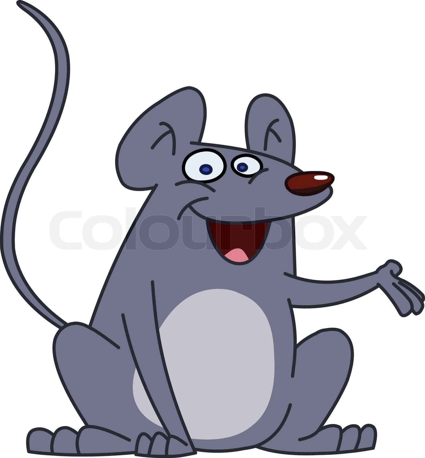 Friendly mouse | Stock vector | Colourbox