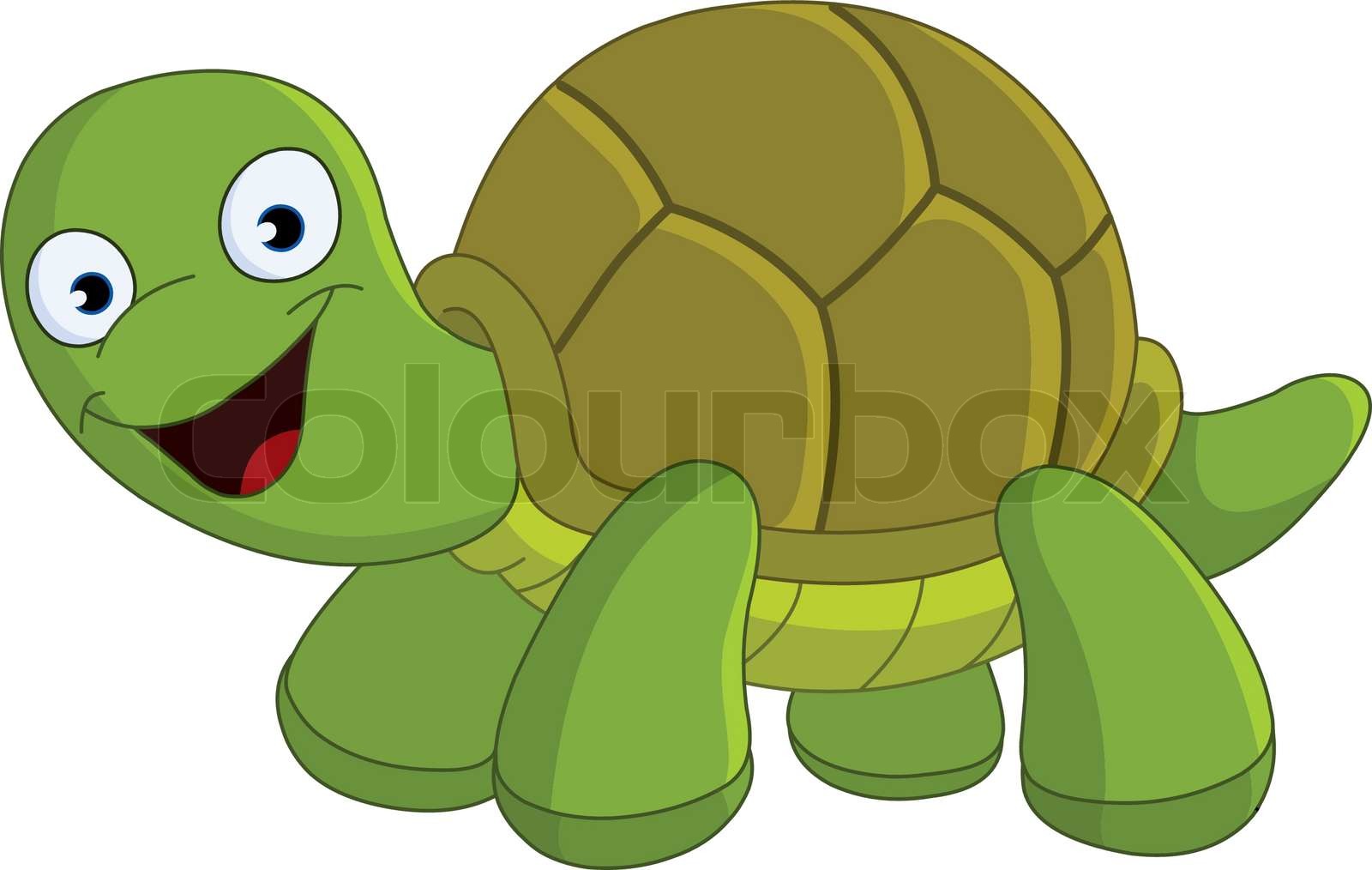 Happy turtle | Stock vector | Colourbox