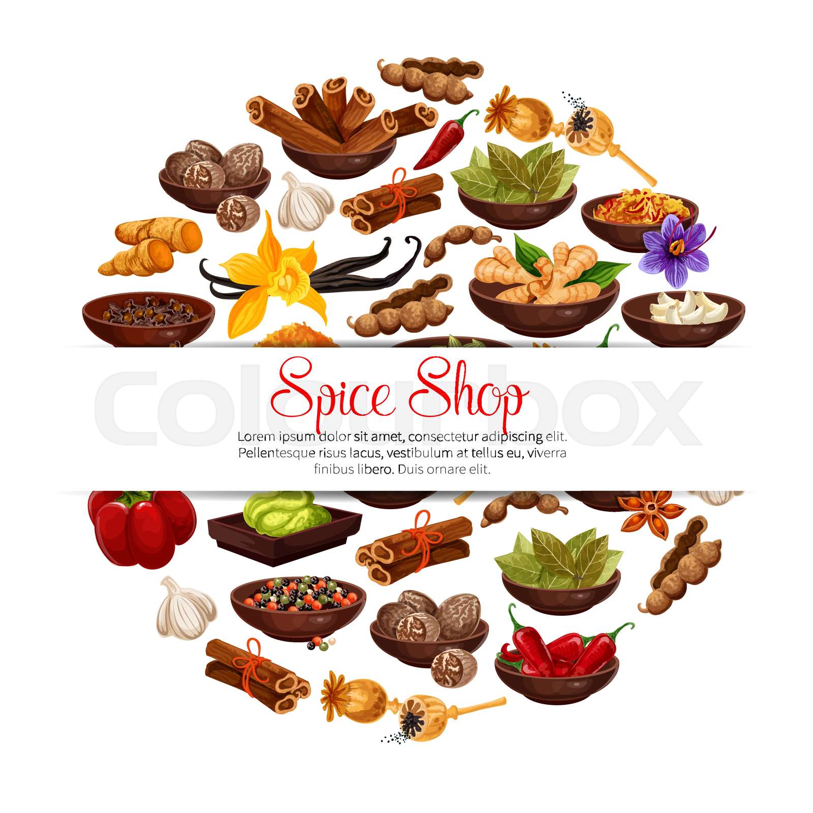 Spices And Herbs Clipart