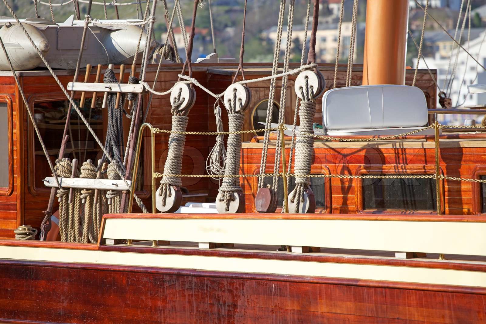 Sailing ship equipment | Stock image | Colourbox