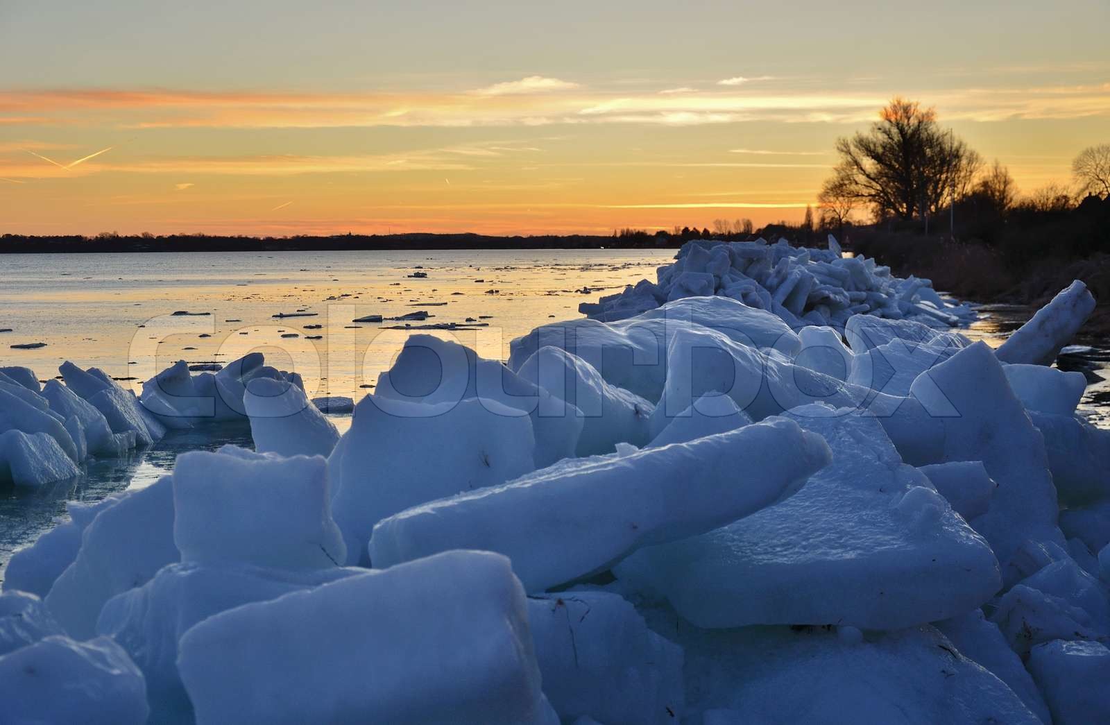 ice packs , ice breaking | Stock image | Colourbox