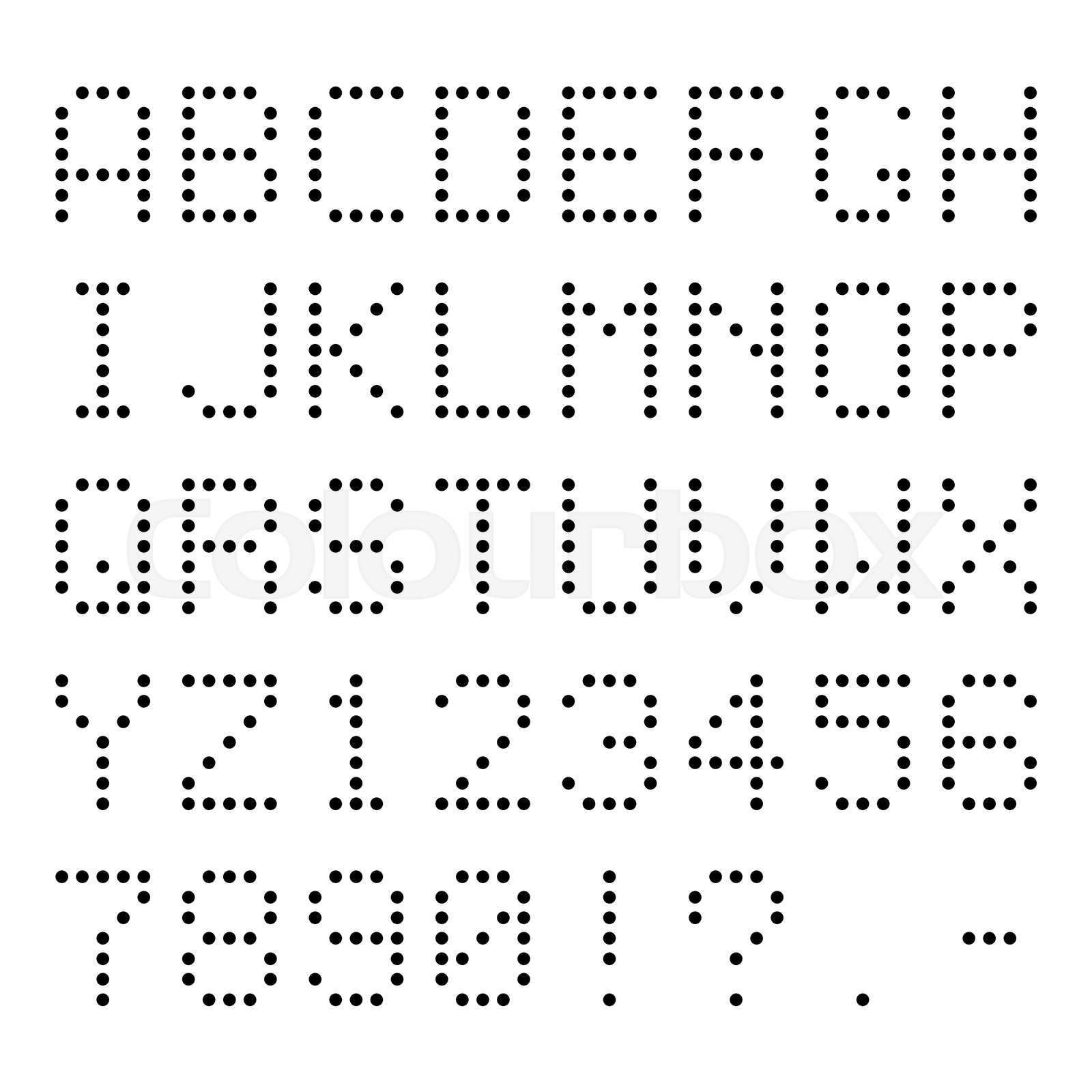 Letras Punteadas En Word Para Descargar