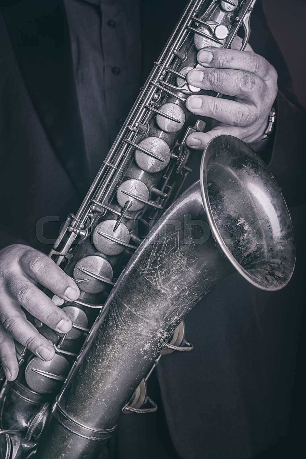 Saxophone | Stock image | Colourbox