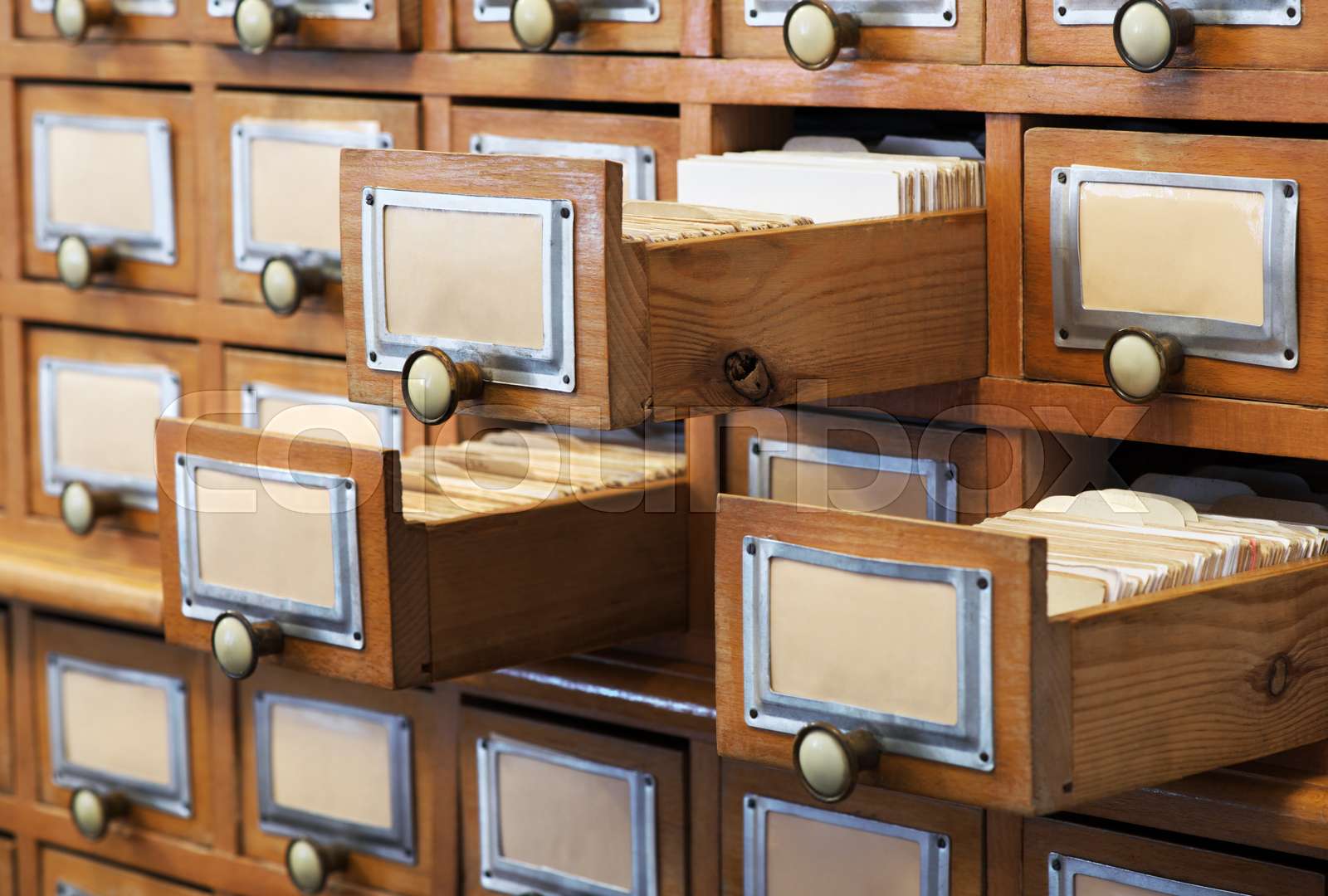 old library catalog | Stock image | Colourbox