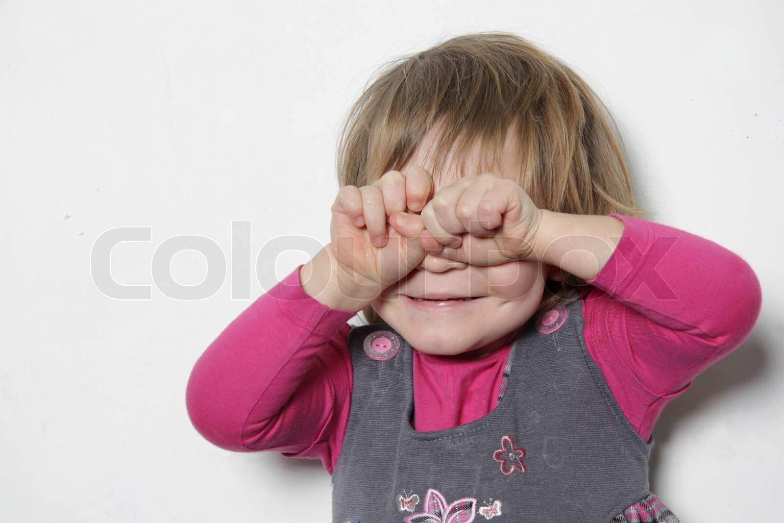 young girl making faces | Stock image | Colourbox