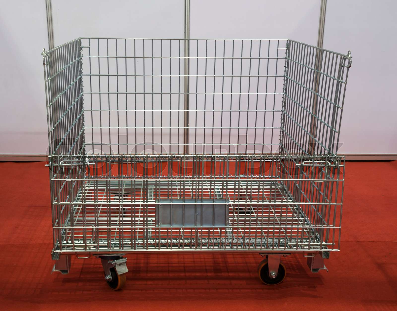 wire mesh pallet | Stock image | Colourbox