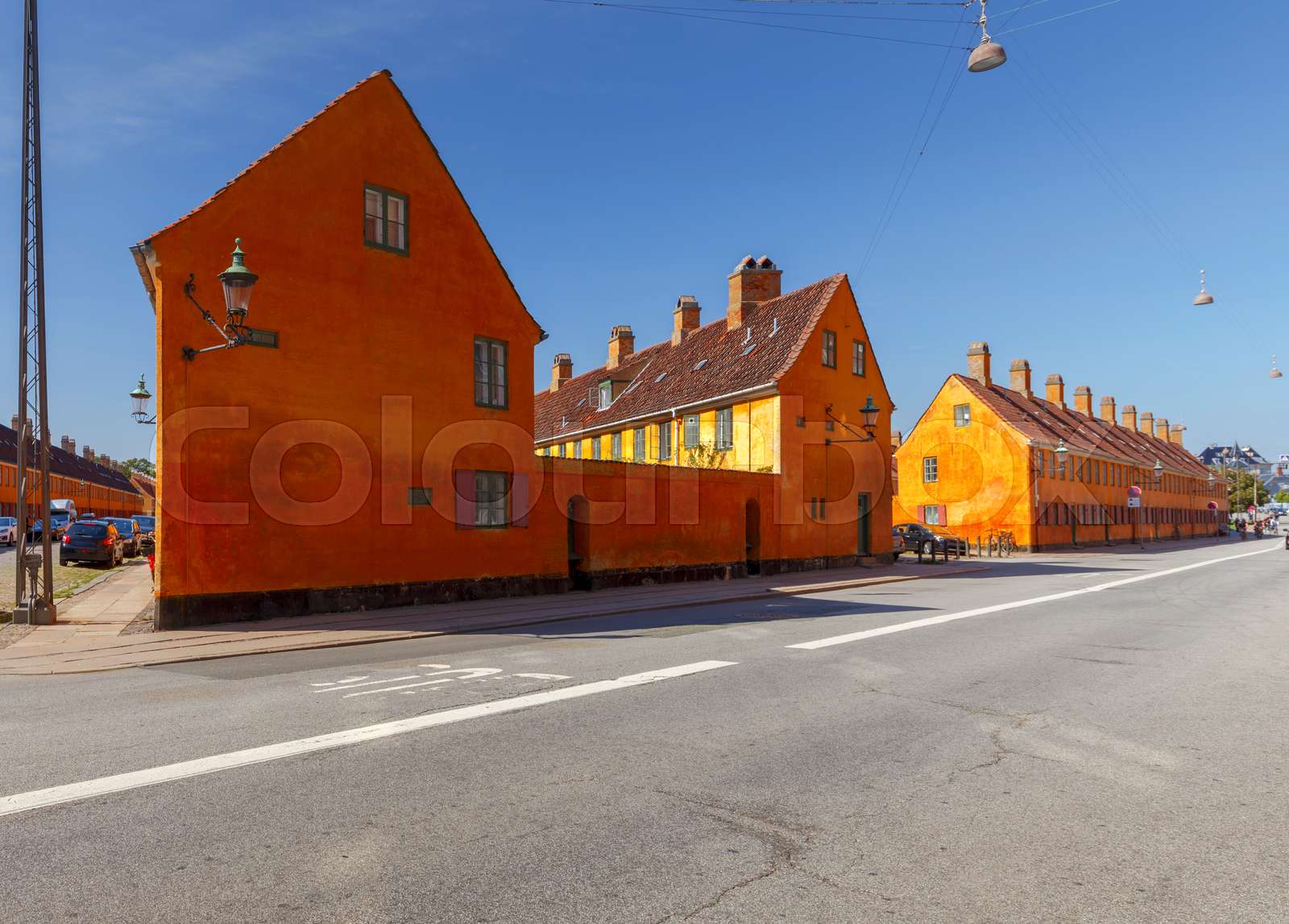 Copenhagen. District Nyboder. | Stock image | Colourbox
