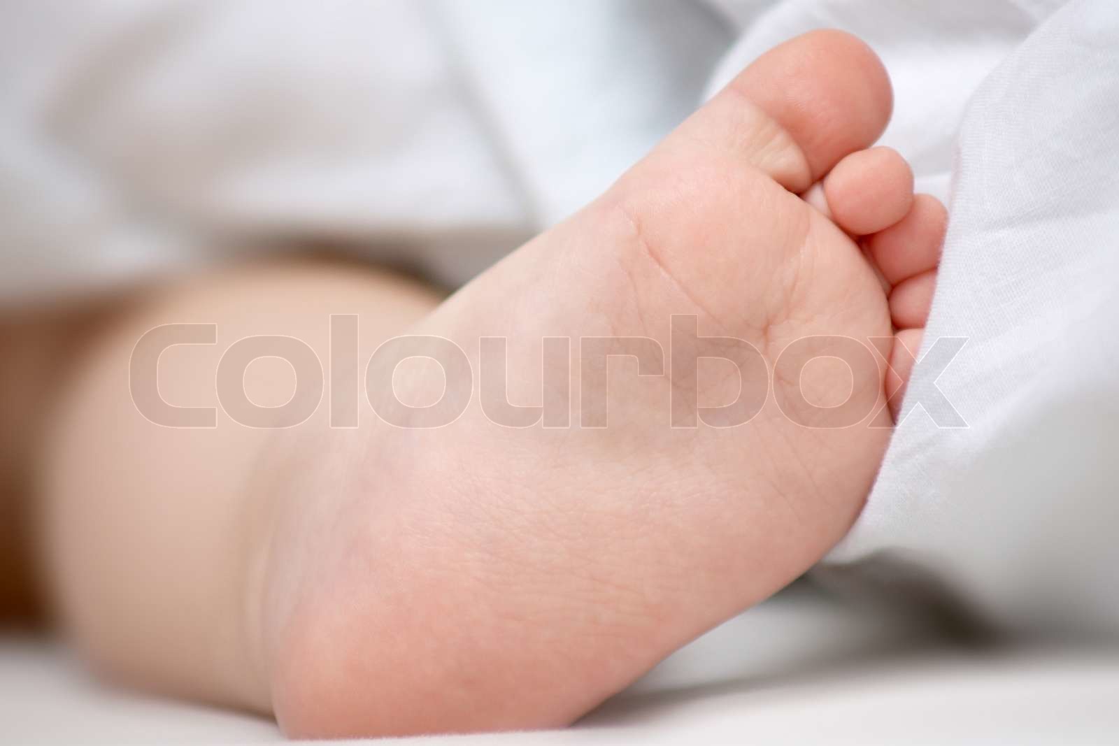 Ein Bild von Baby Fuß | Stock Bild | Colourbox