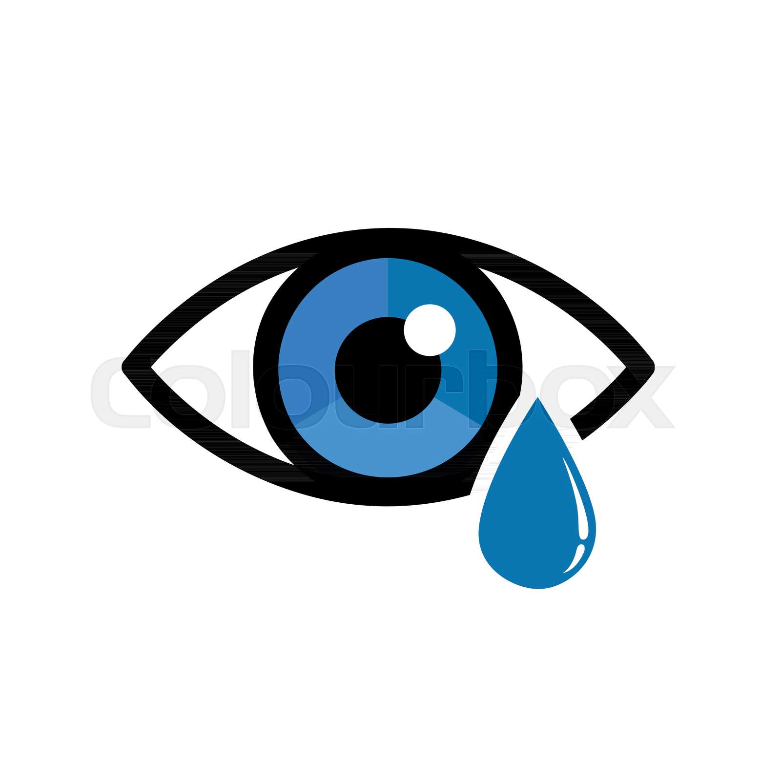 eye, design, drip | Stock vector | Colourbox