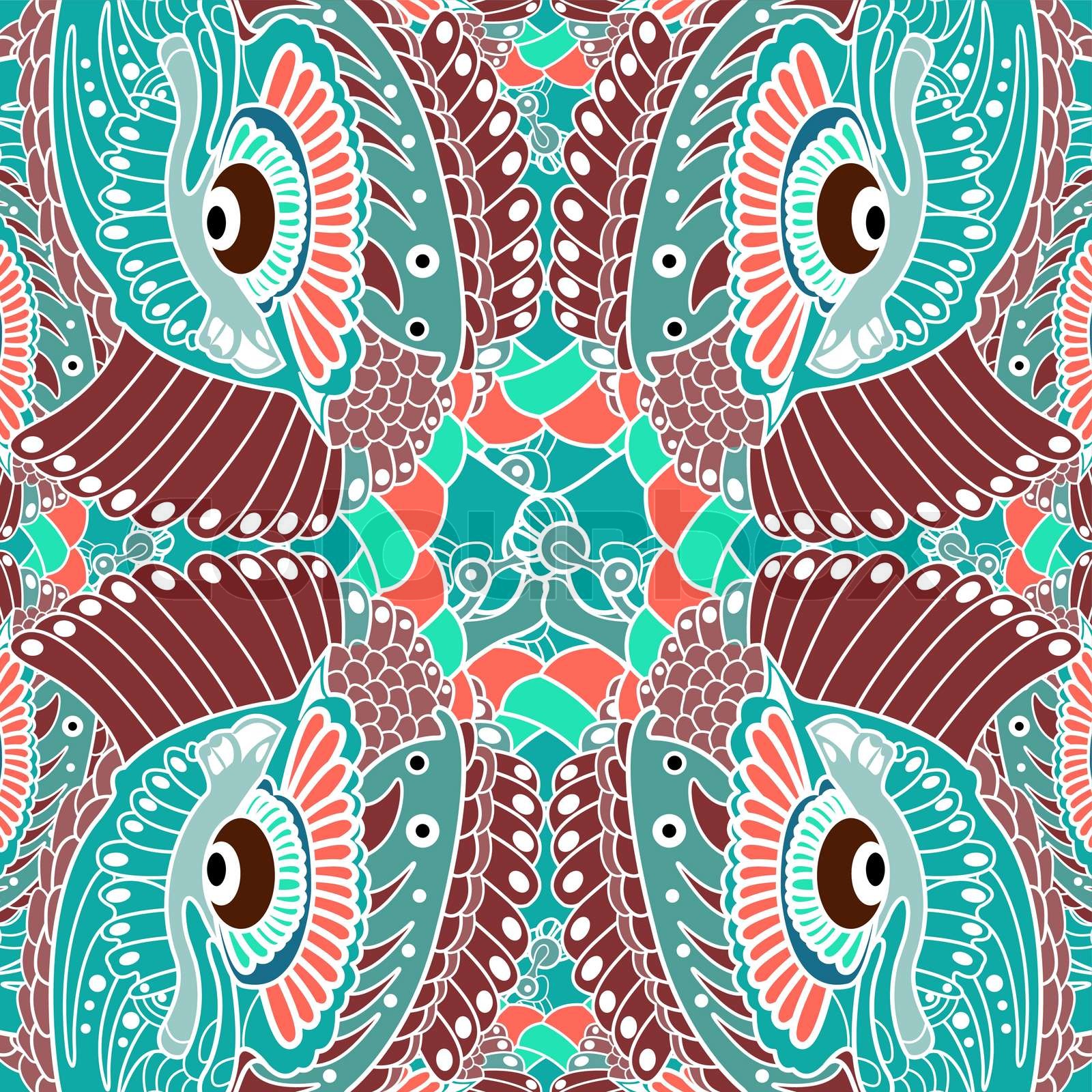 Muster seamless, Vektor-Dekor-design | Stock-Vektor | Colourbox