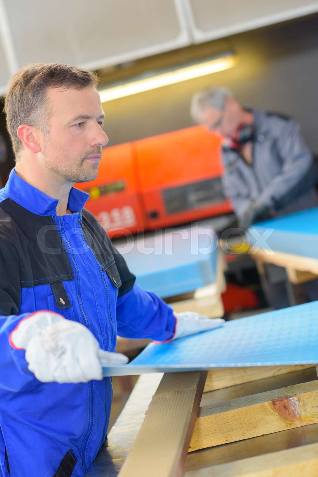 factory workers | Stock image | Colourbox