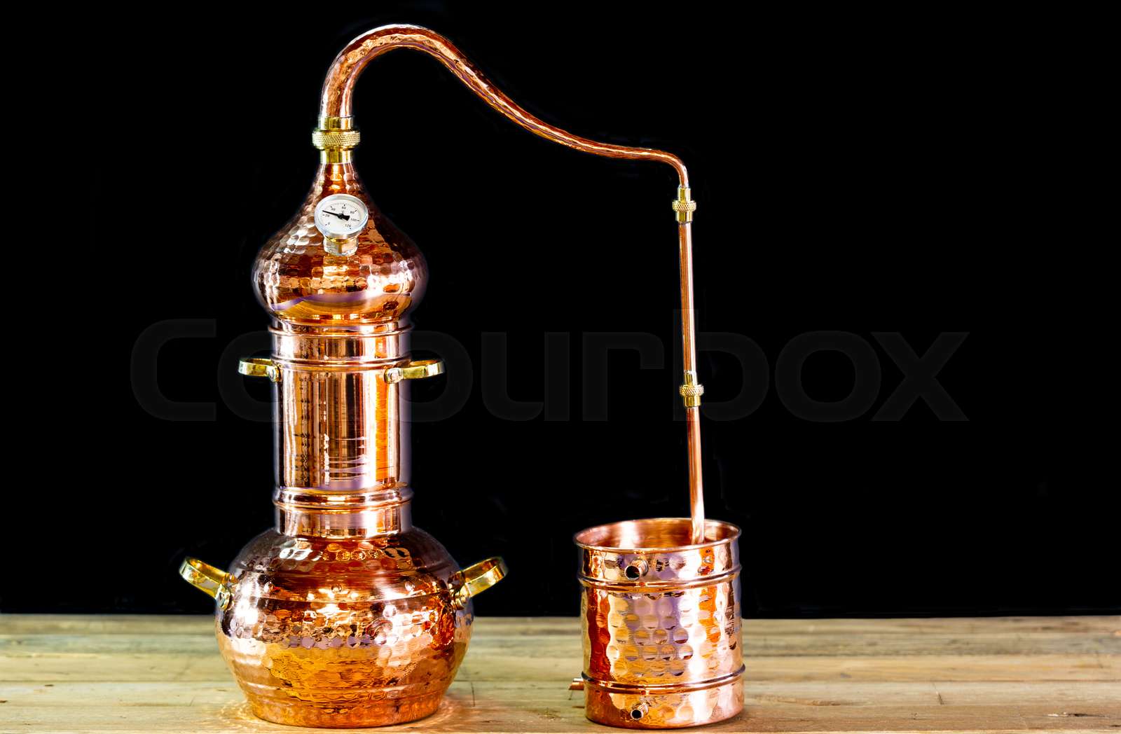 Copper alembic | Stock image | Colourbox