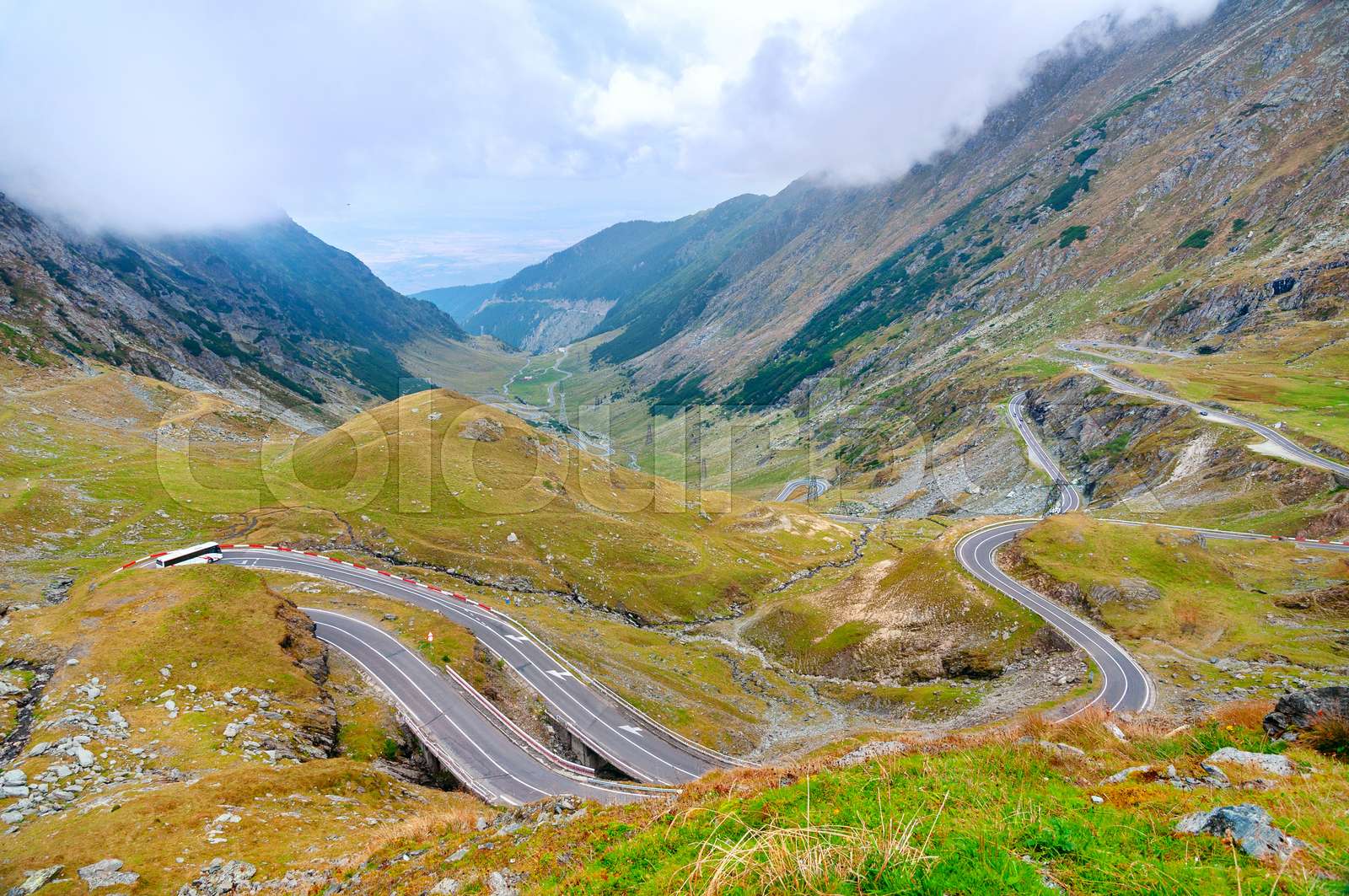 Transfagarasan Highway in Romania | Stock image | Colourbox