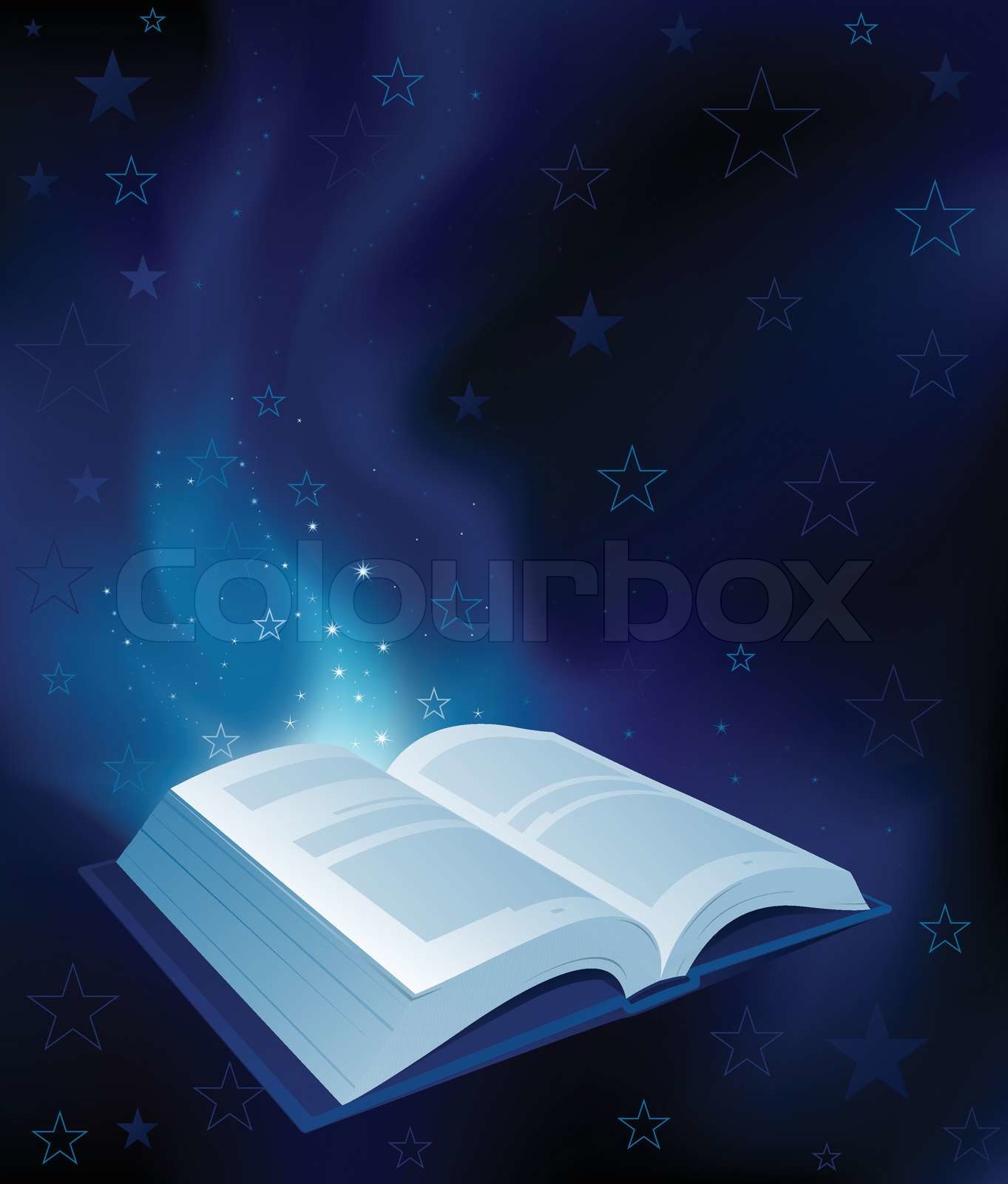 Magic book | Stock vector | Colourbox