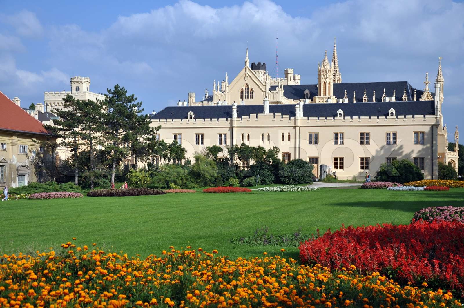 Lednice Valtice castle and park area | Stock image | Colourbox