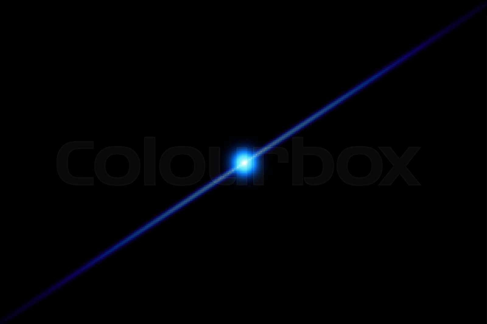 Shape, Single Line, Light Beam, Spotlight, Star. | Stock vector | Colourbox