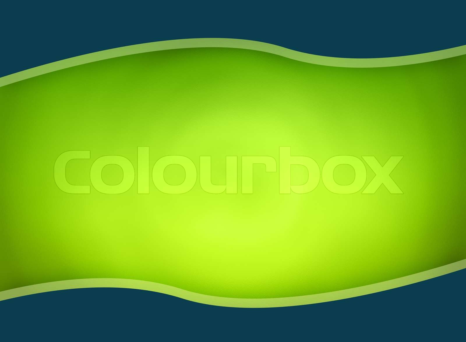 Background template design in green colors | Stock image | Colourbox
