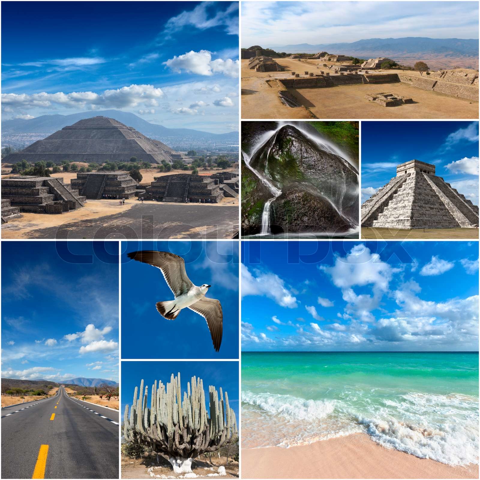 Mexico images collage | Stock image | Colourbox