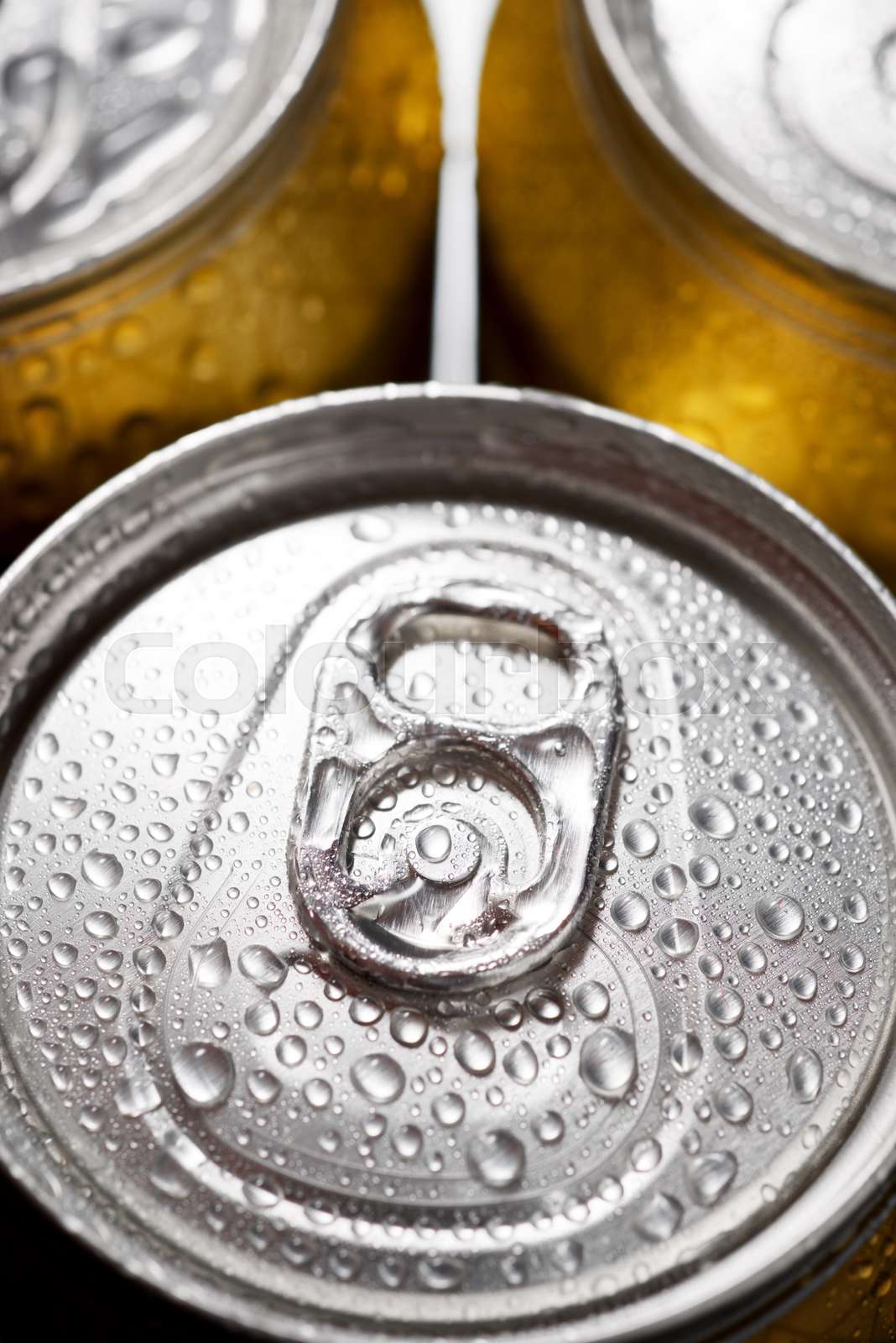 Beer cans view | Stock image | Colourbox