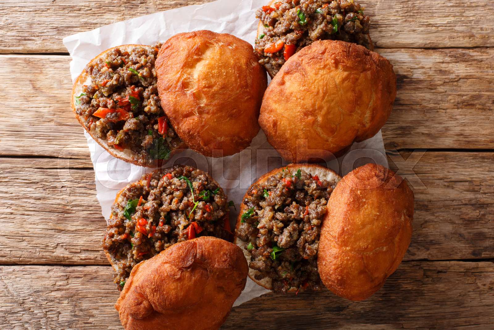 South African Vetkoek aka Fat Cake, crispy outside and warm and fluffy ...