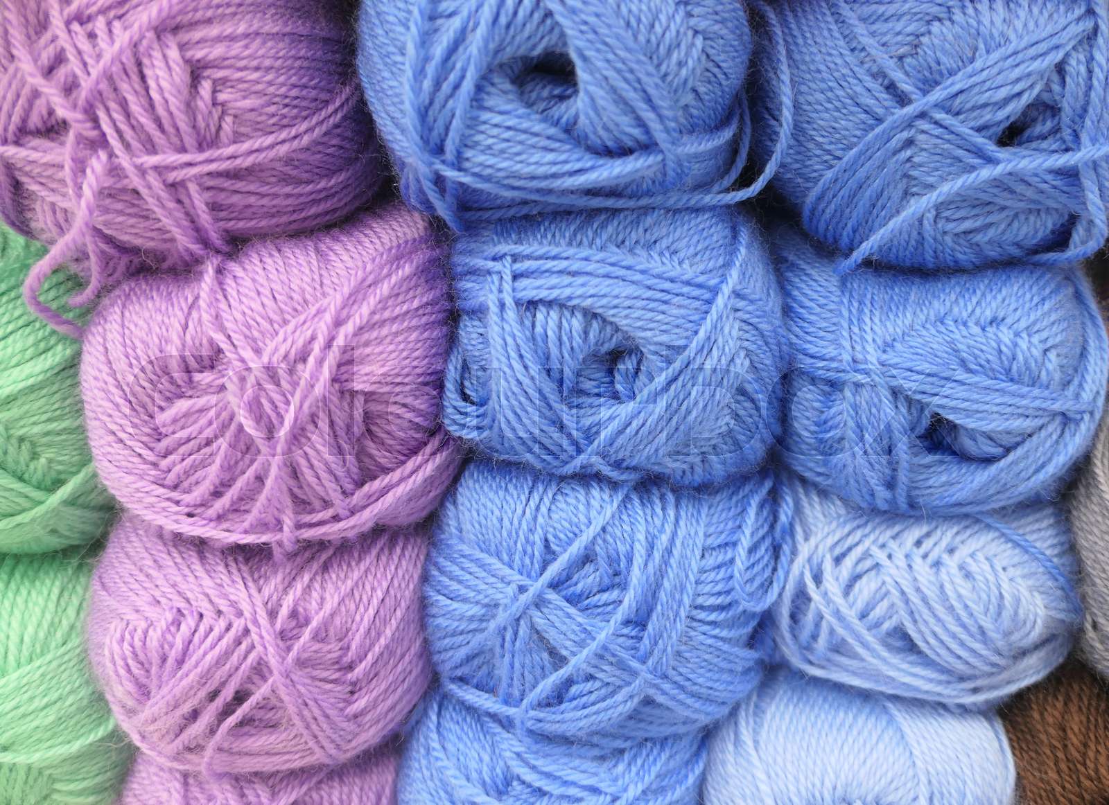 Wool Yarn Balls Stock Image Colourbox