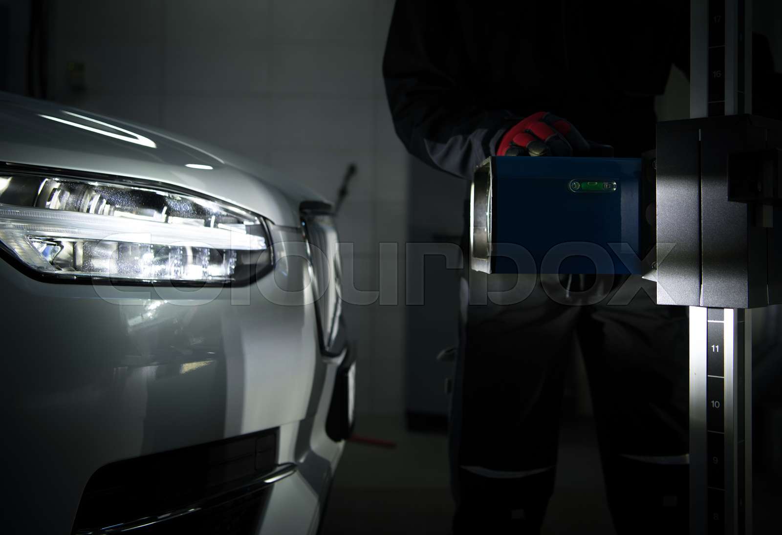 Car Headlight Aimer Tester | Stock image | Colourbox