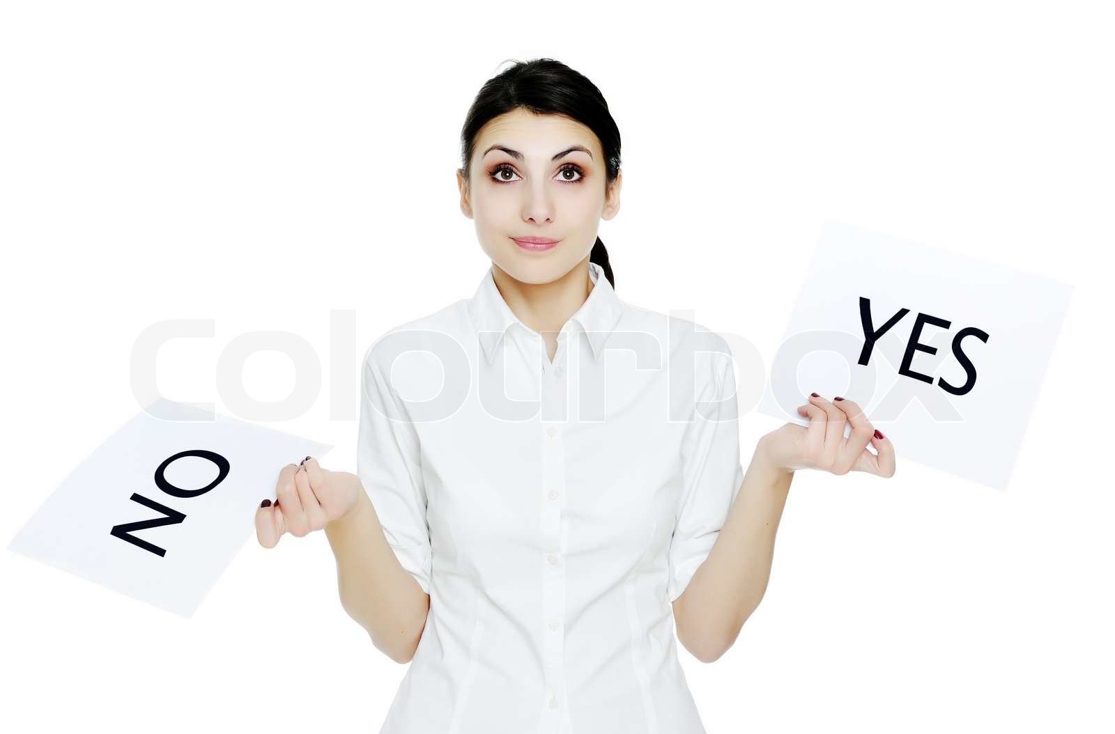 ja eller nej? | Stock foto | Colourbox
