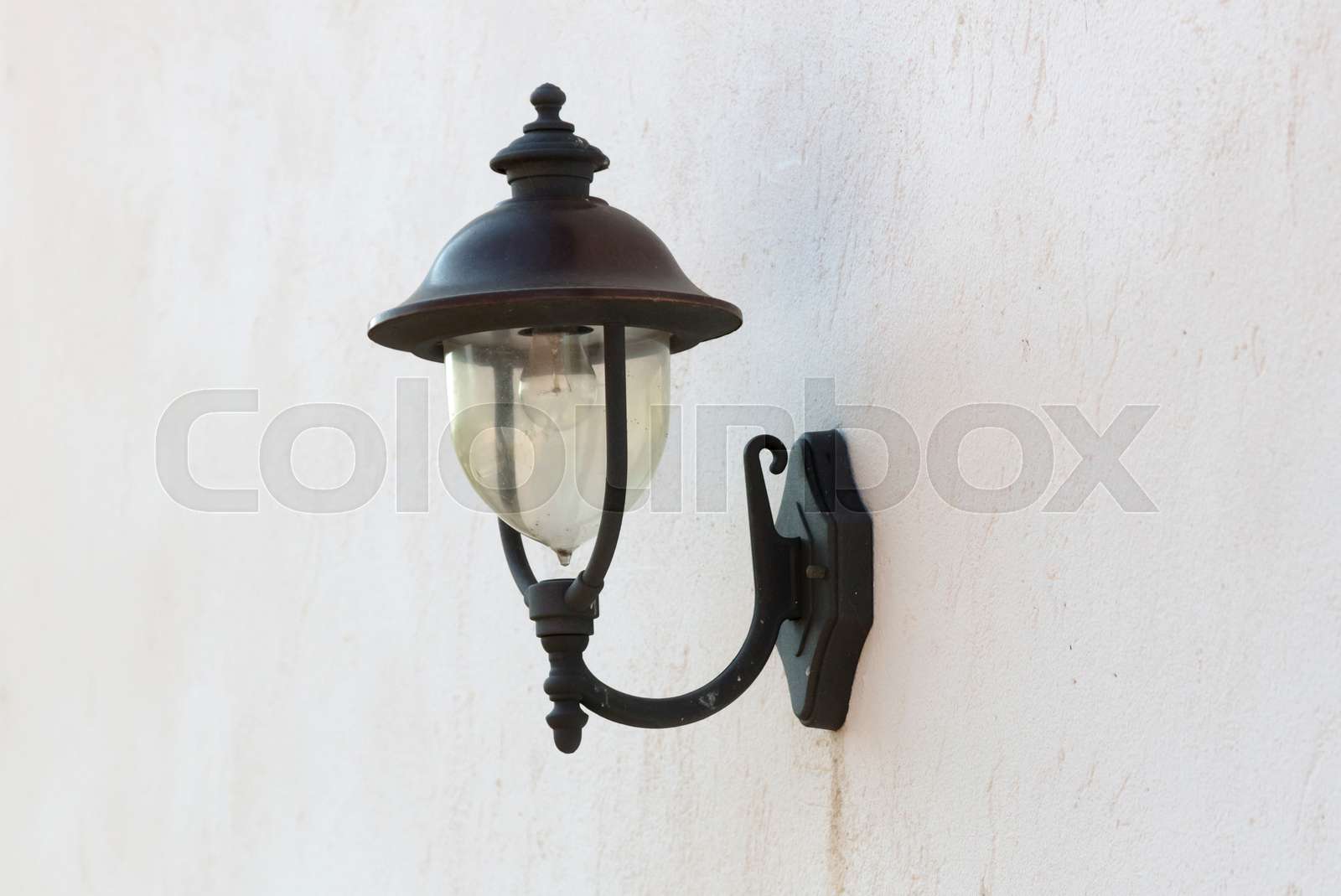 Simple street lamp-post | Stock image | Colourbox
