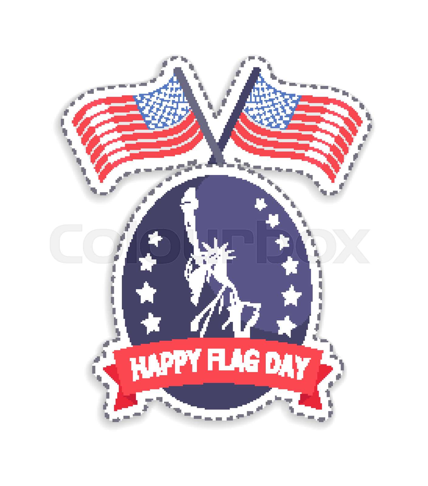 Happy Flag Day Old Glory, Vector Illustration | Stock vector | Colourbox