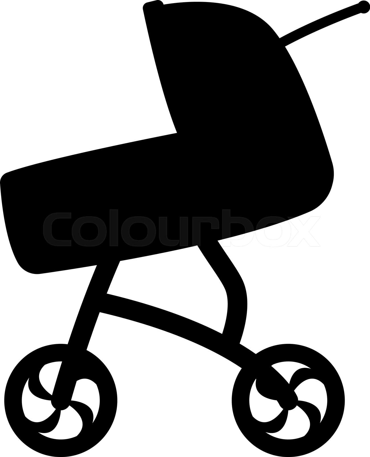 Baby Stroller Silhouette